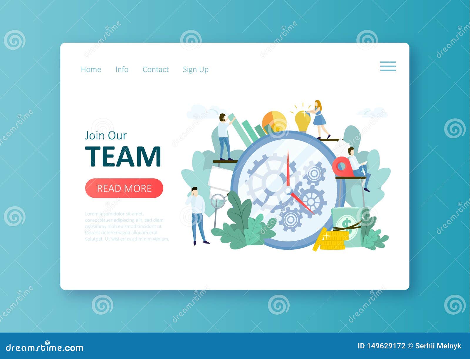 Consulting team. Work stock vector. Illustration of application - 149629172