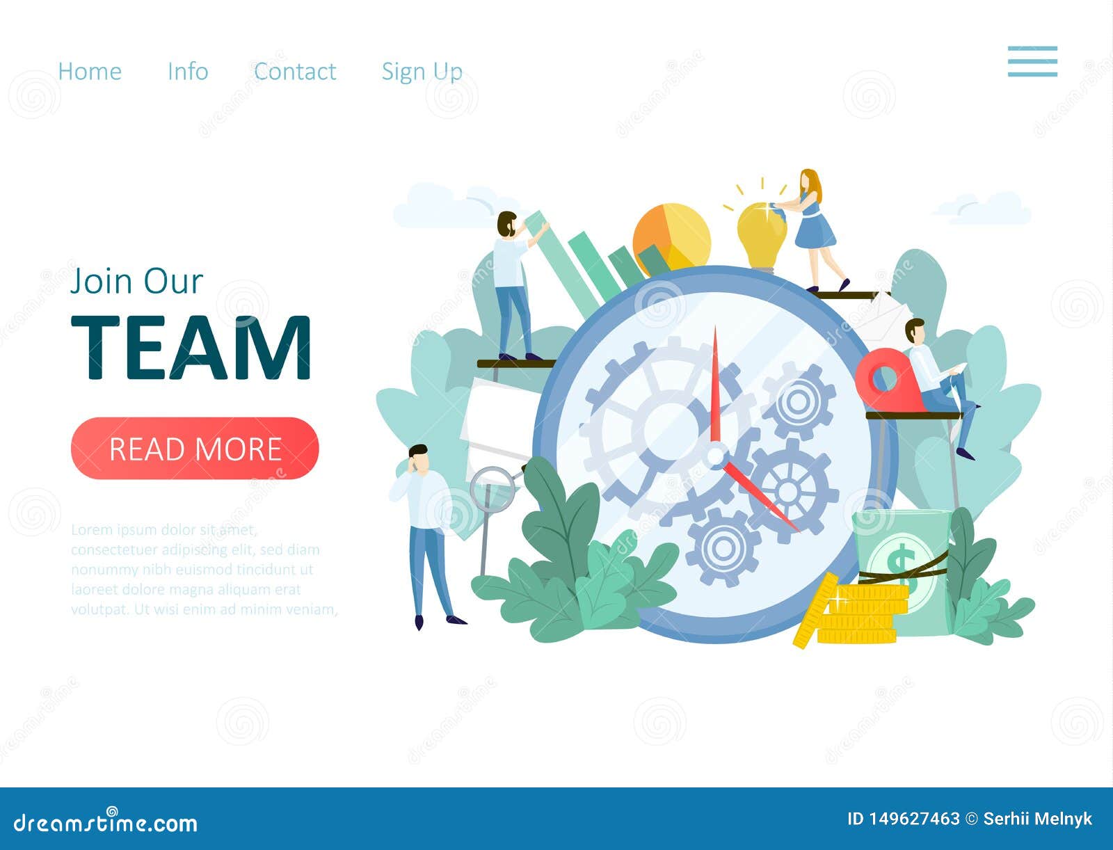 Consulting team. Work stock vector. Illustration of cartoon - 149627463