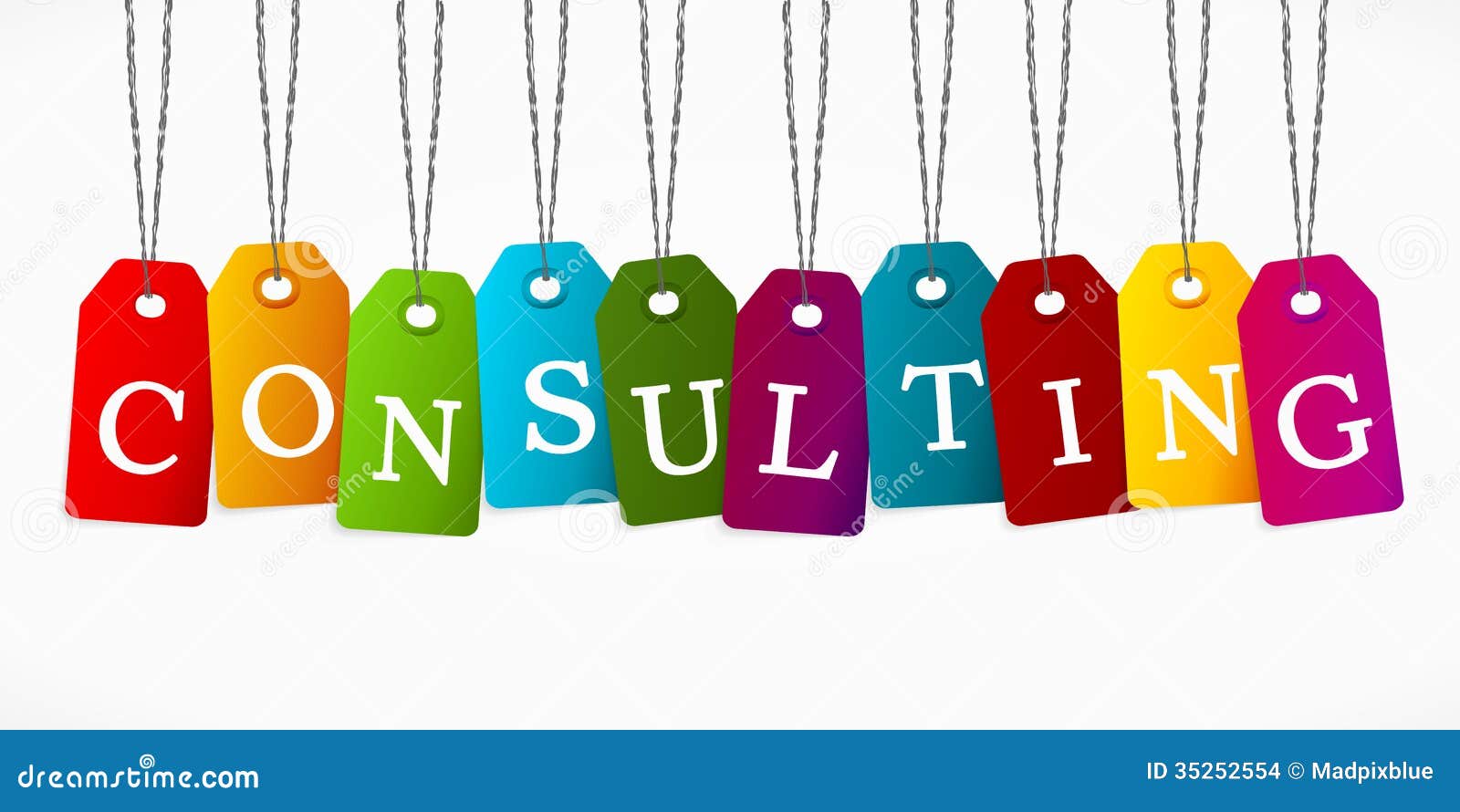 Consulting stock vector. Illustration of marketing, color - 35252554