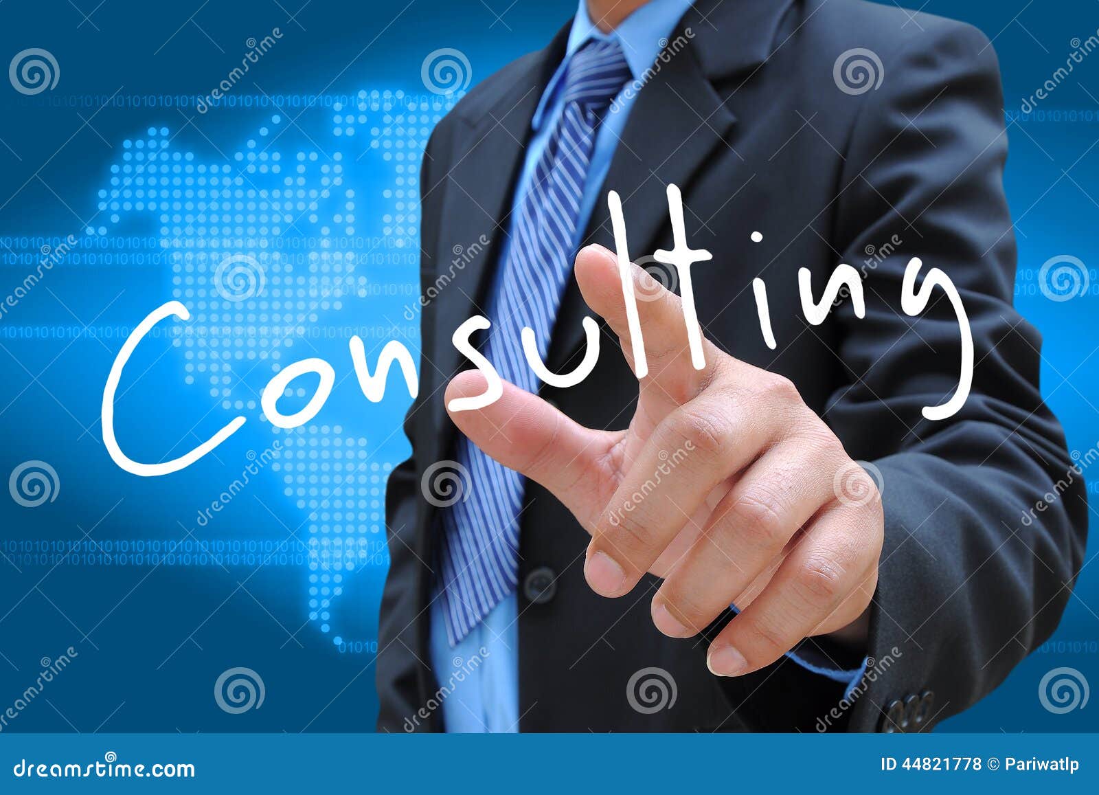 Consulto fotografia stock. Immagine di informazione, cliente - 44821778