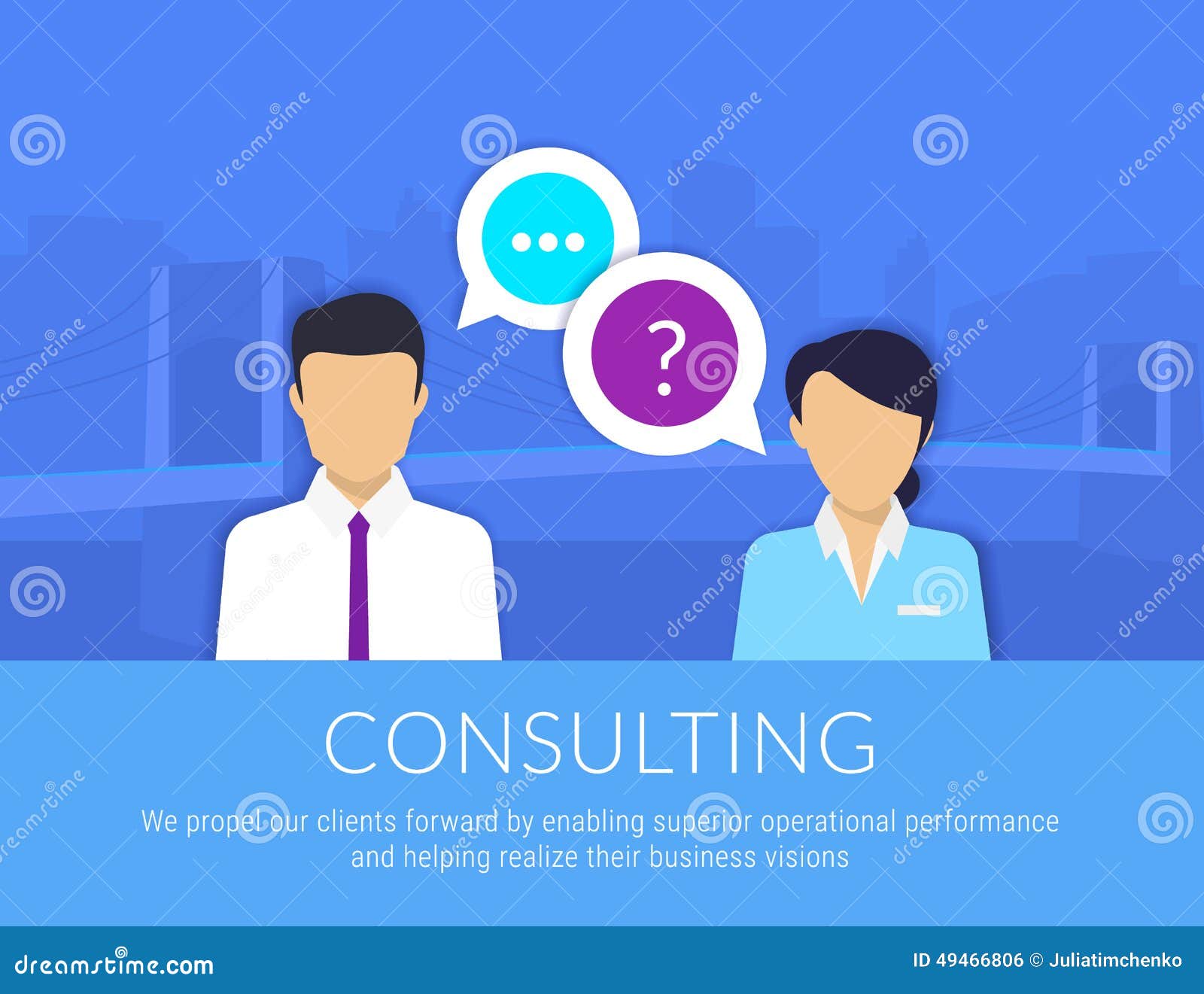 Consultoría ilustración del vector. Ilustración de gerencia - 49466806