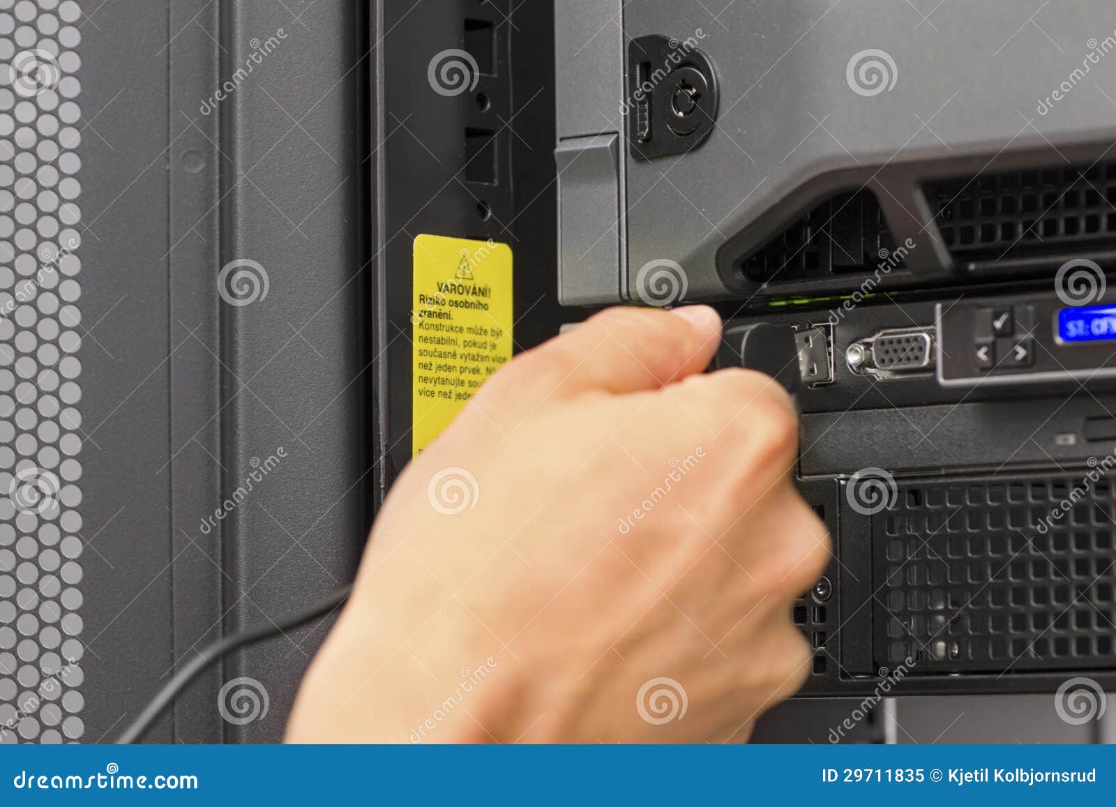 Consultor Plugs De Las TIC En Un Cable Imagen de archivo - Imagen de ...