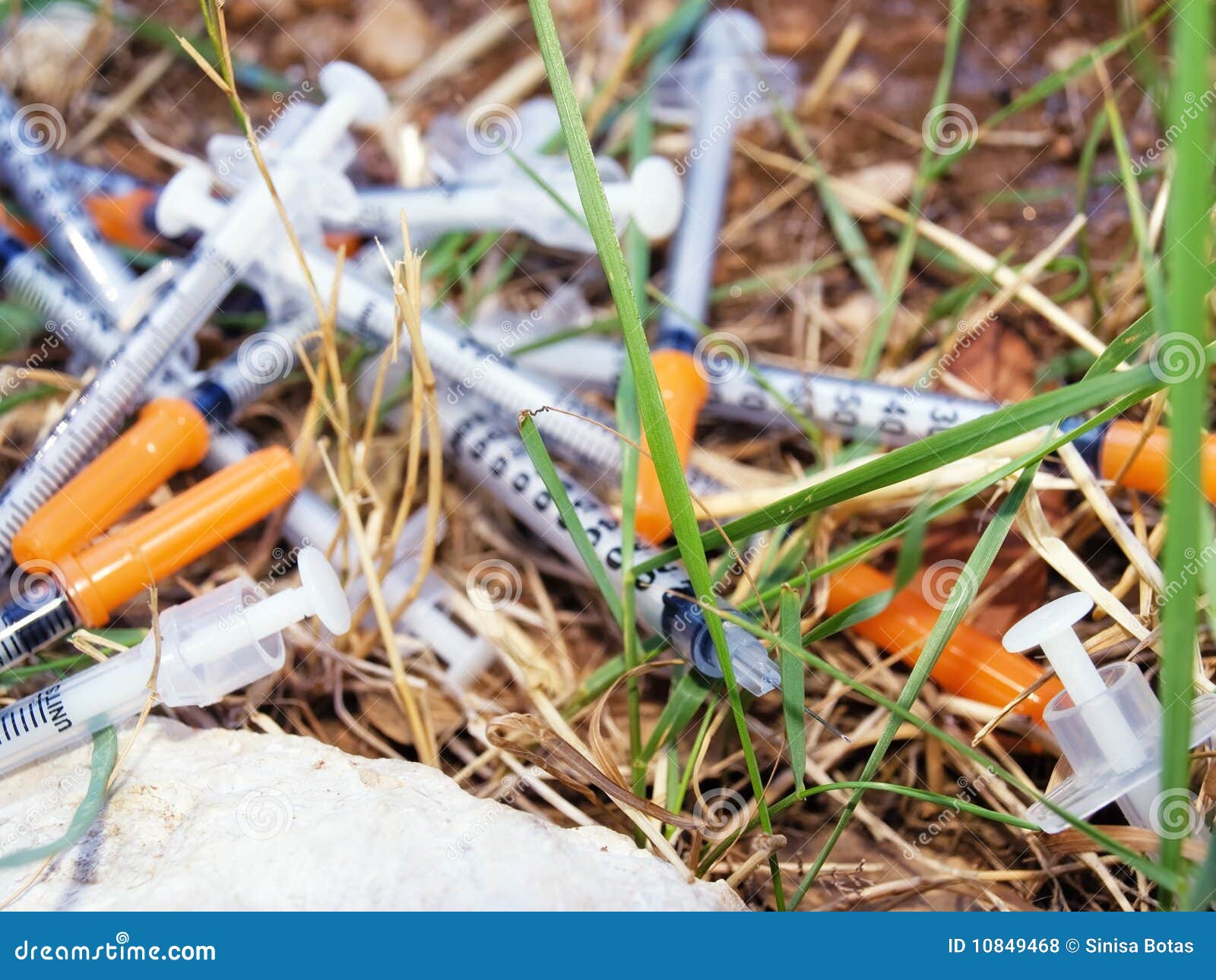 Consumed syringes stock photo. Image of health, hospital - 10849468
