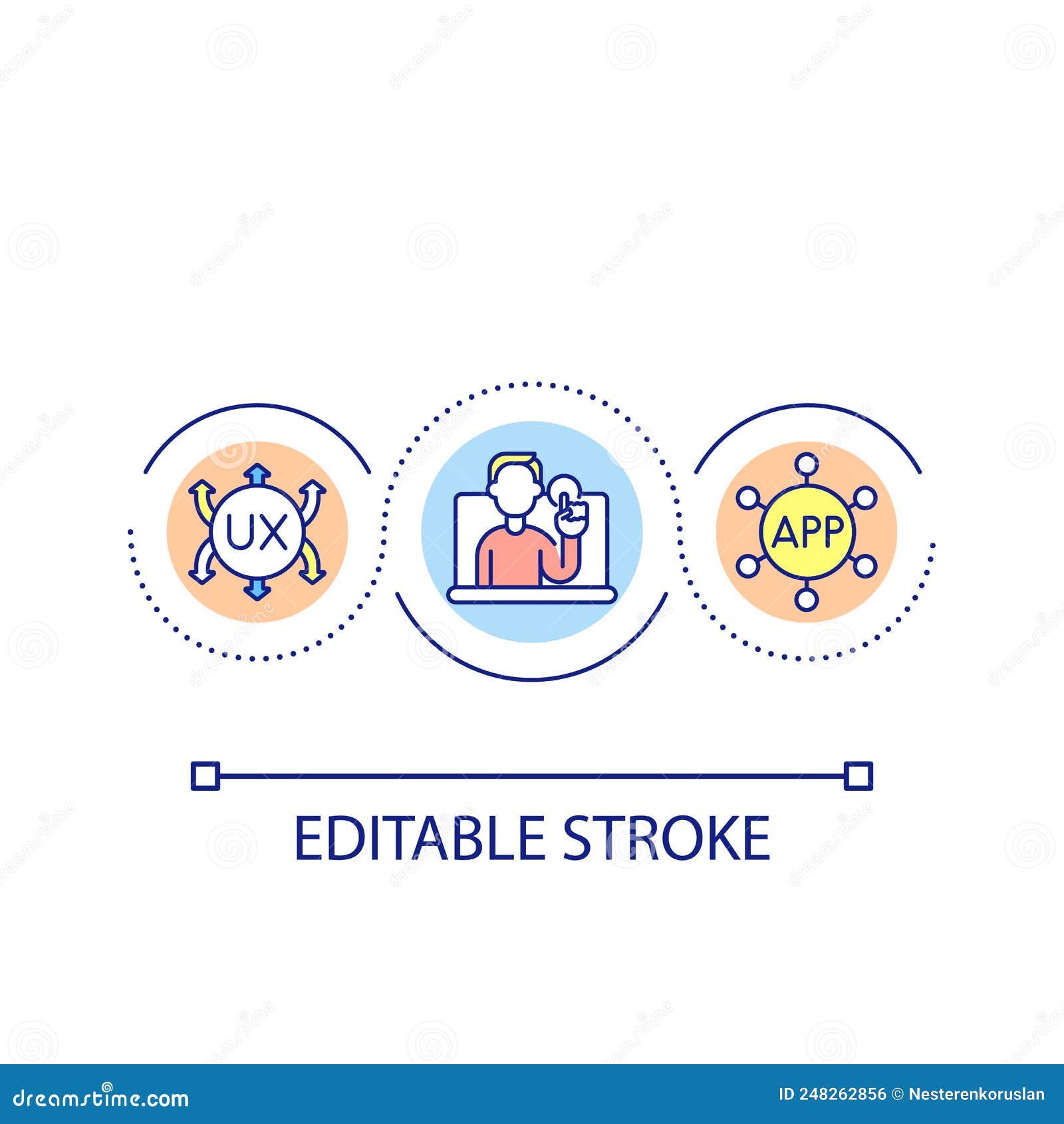 Consumer Attraction Loop Concept Icon Stock Vector - Illustration of ...