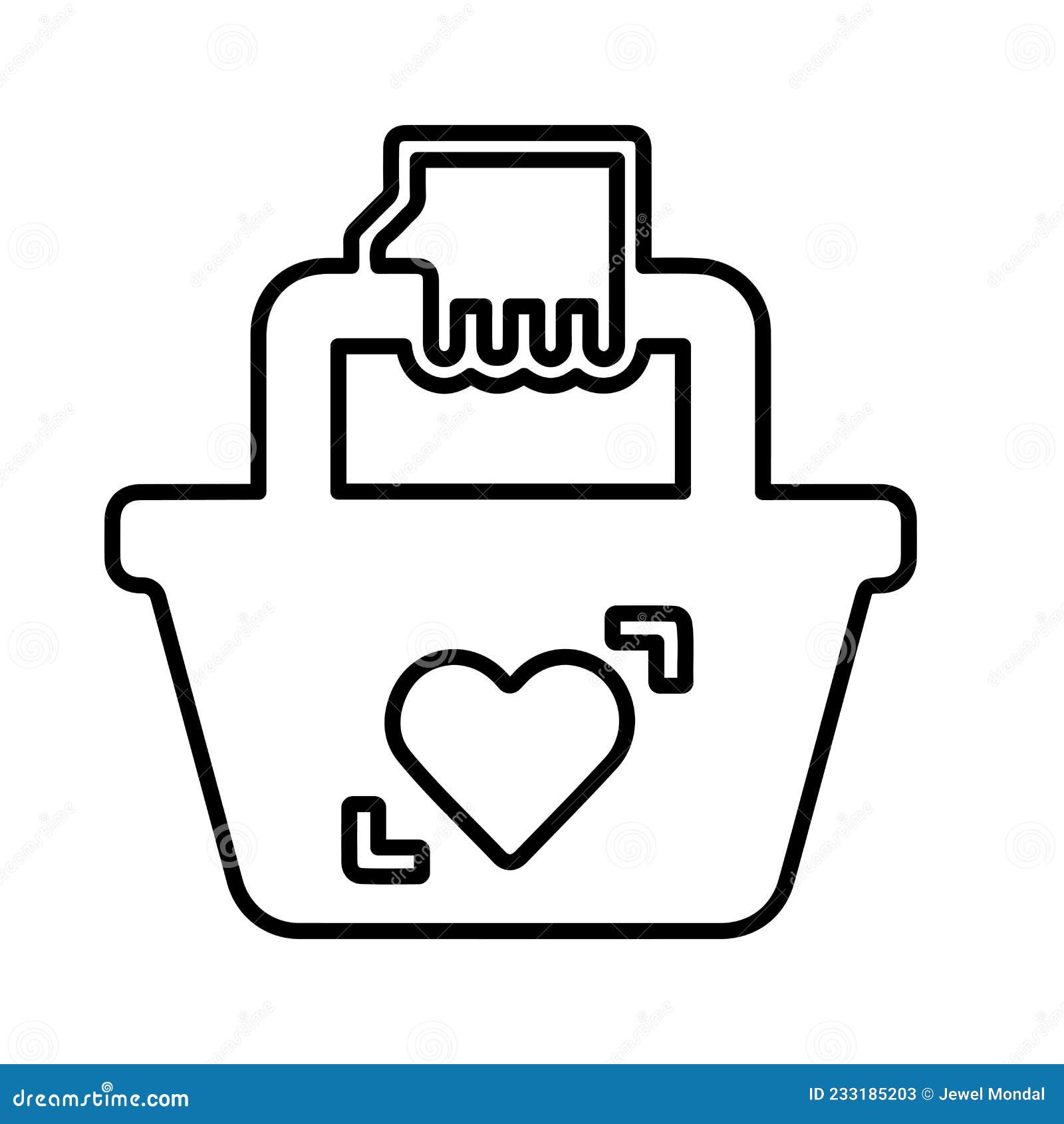 Consumer, Behavior Outline Icon. Line Vector Design Stock Vector ...