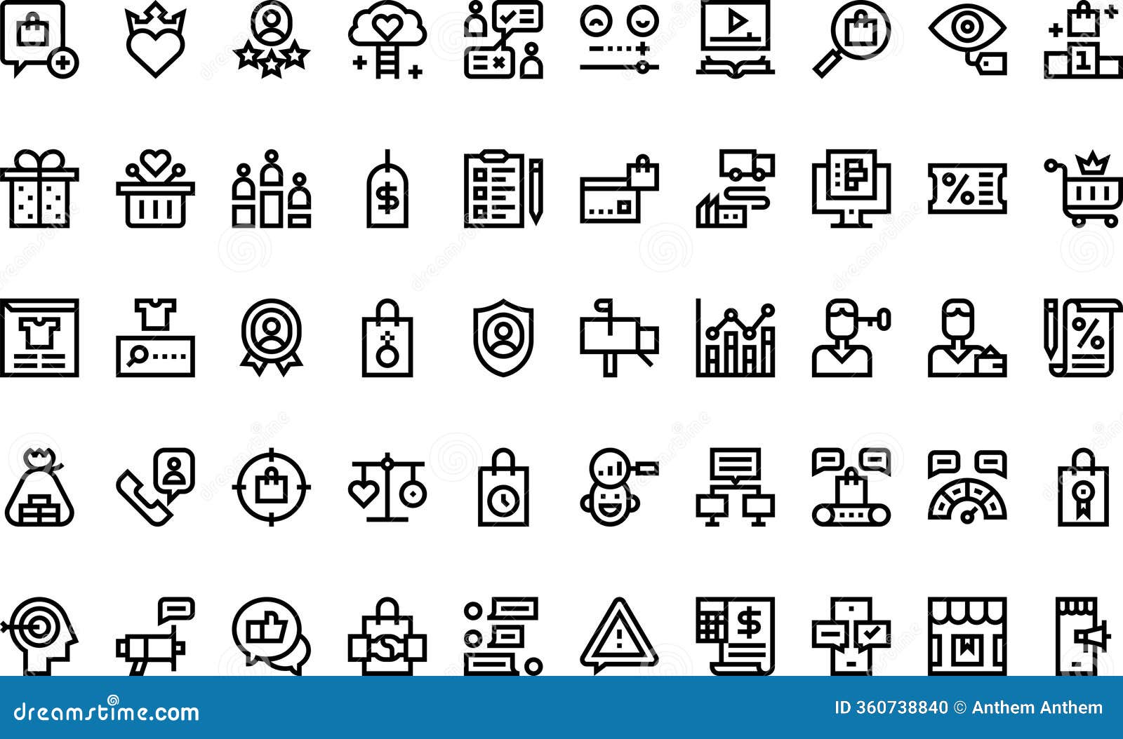 Consumer Behavior Icons High-Quality Vector Icons Collection with ...