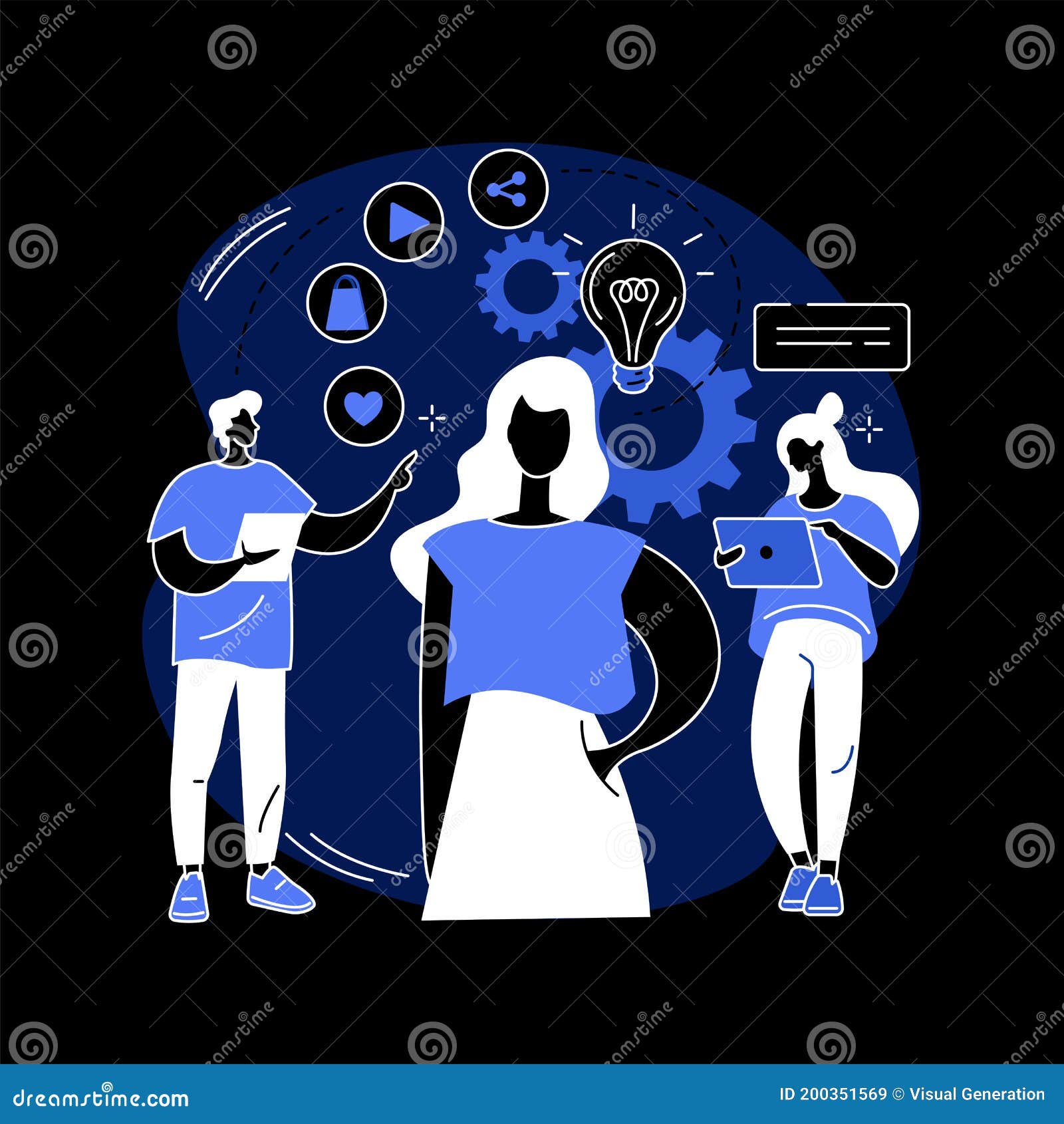 Consumer Behaviour Abstract Concept Vector Illustration. Stock Vector ...