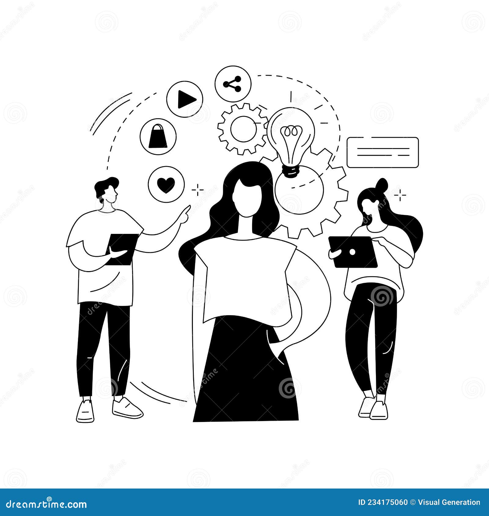 Consumer Behaviour Abstract Concept Vector Illustration. Stock Vector ...