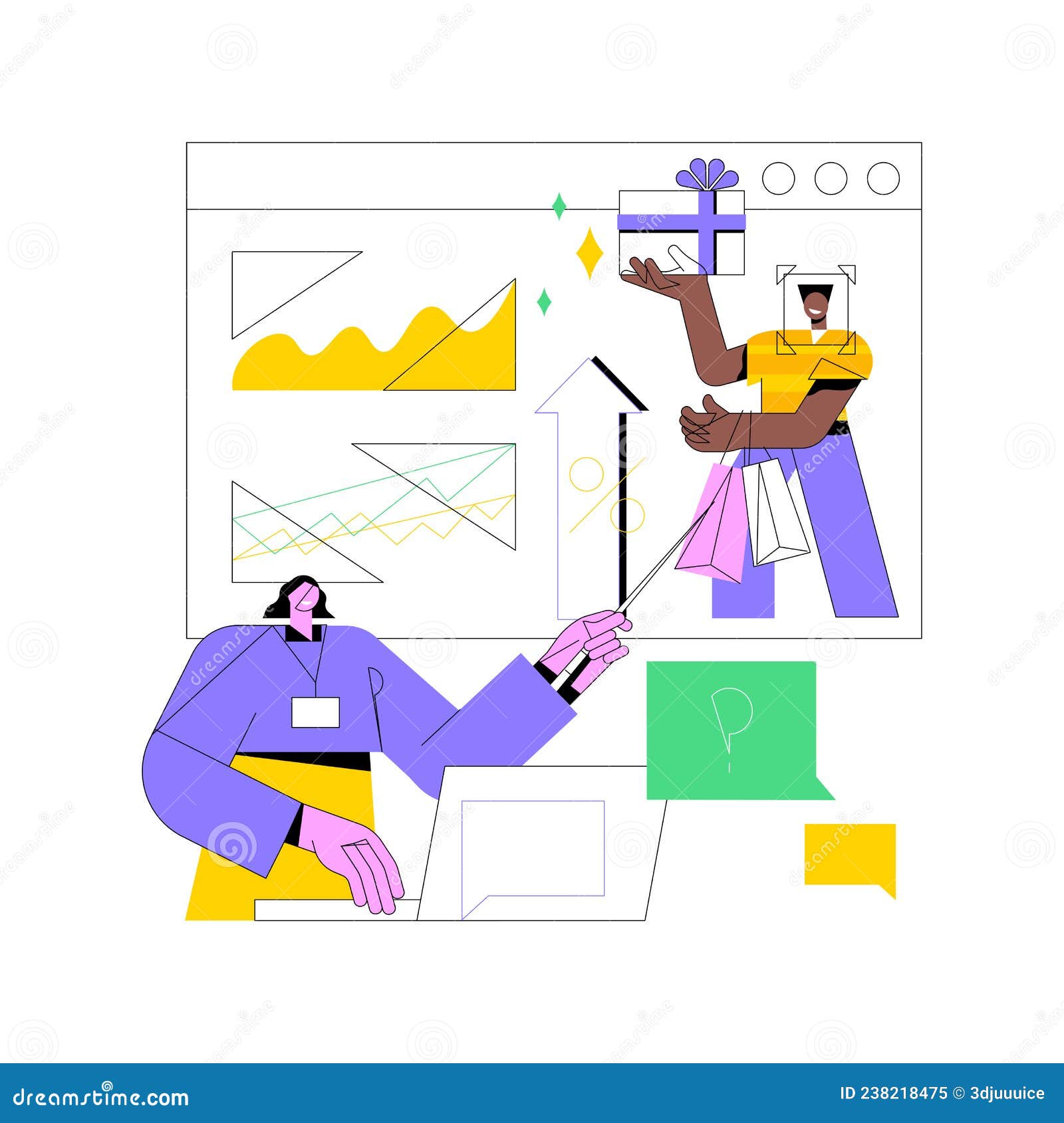 Consumer Behaviour Abstract Concept Vector Illustration. Stock Vector ...