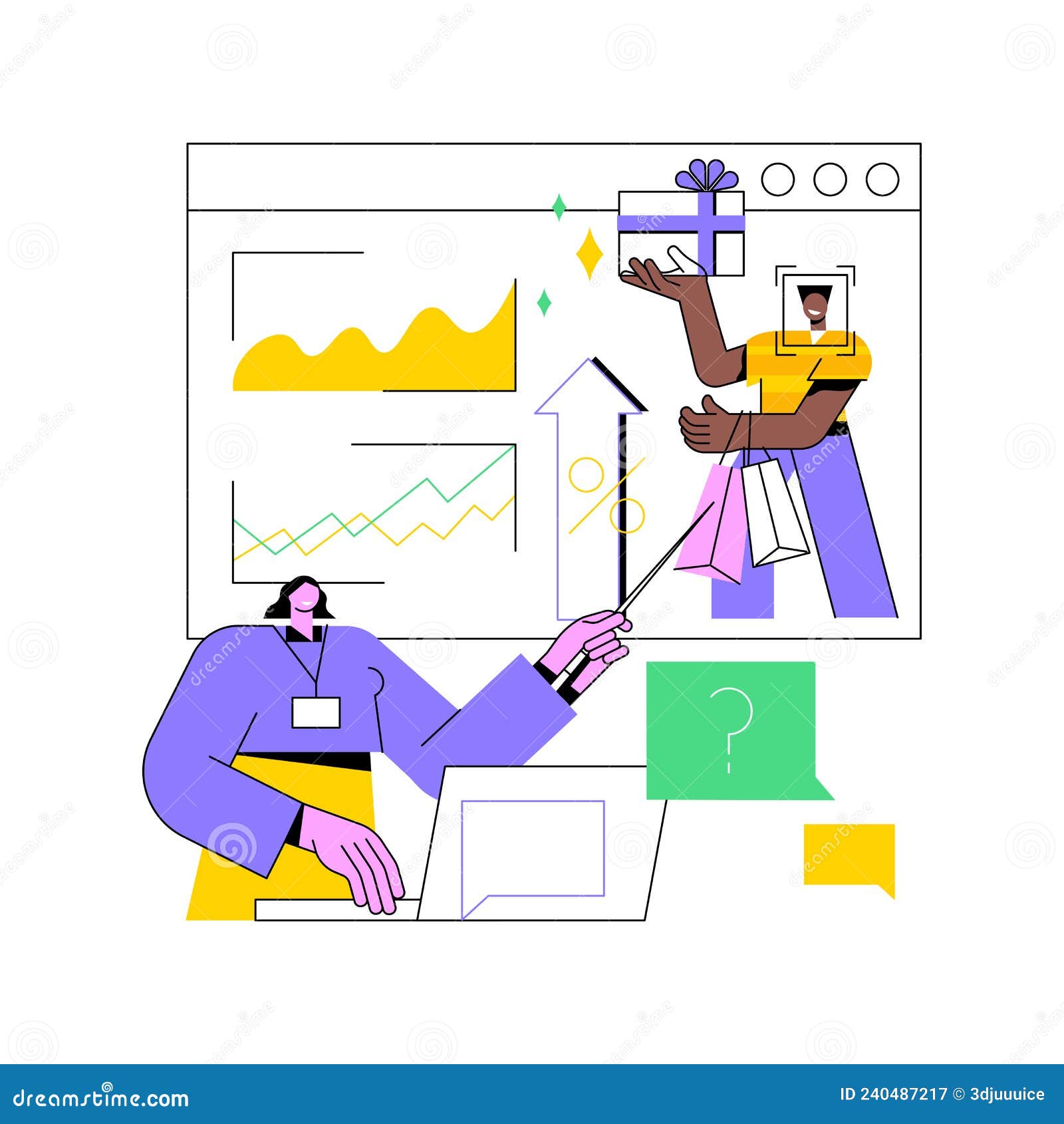 Consumer Behaviour Abstract Concept Vector Illustration. Stock ...