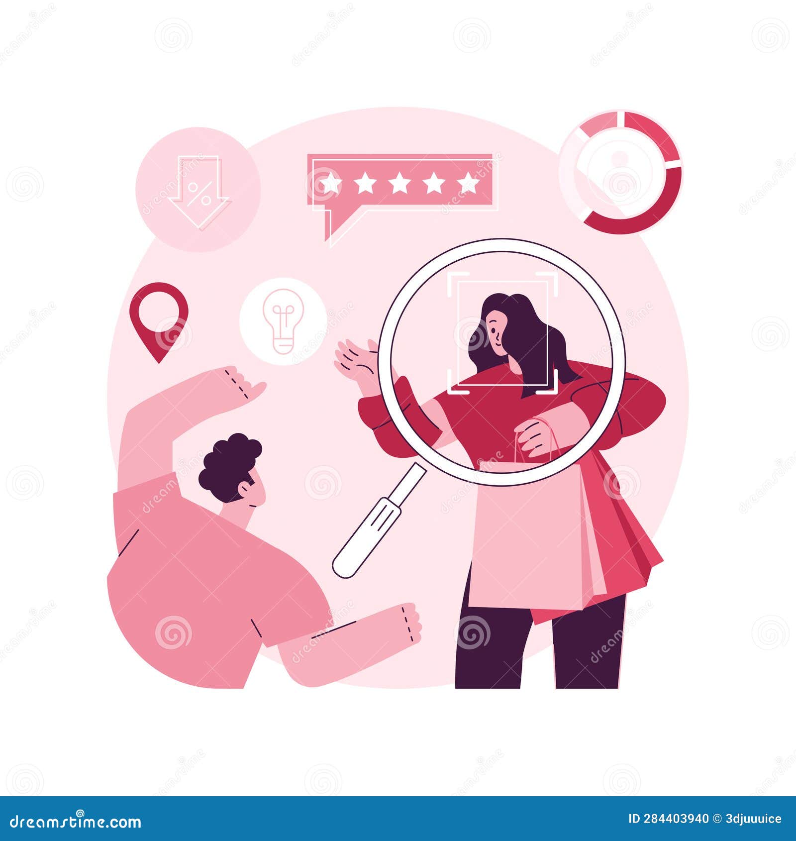 Consumer Behaviour Abstract Concept Vector Illustration. Stock Vector ...