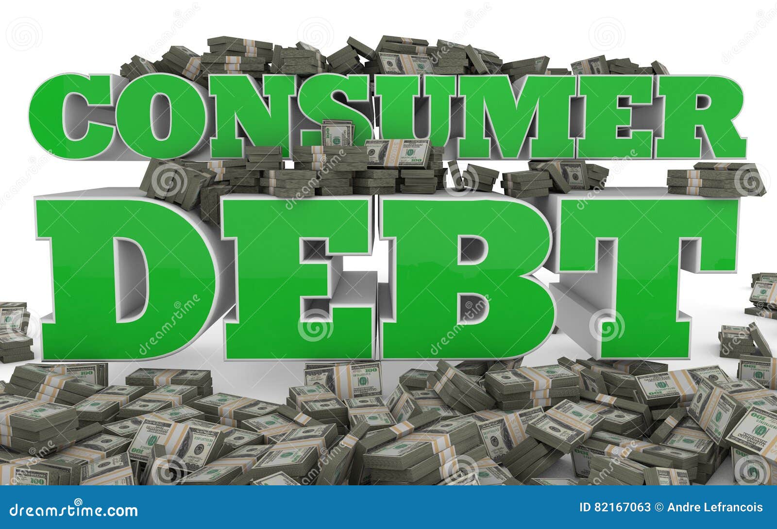 Consumer Debt stock illustration. Illustration of economy - 82167063