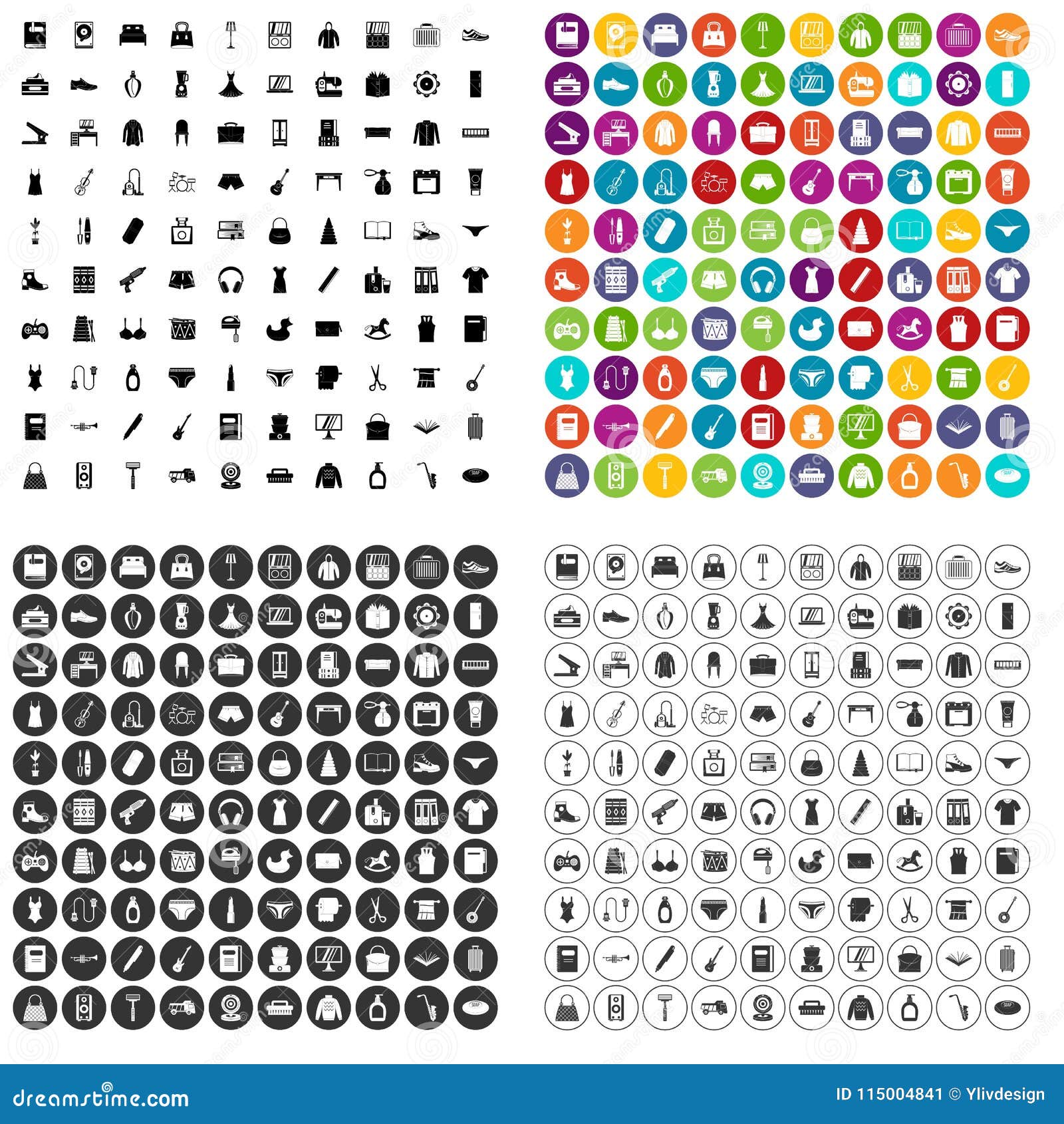 100 Consumer Goods Icons Set Vector Variant Stock Vector - Illustration ... 100 Consumer Goods Icons Set Vector Variant Stock Vector - Illustration ...
