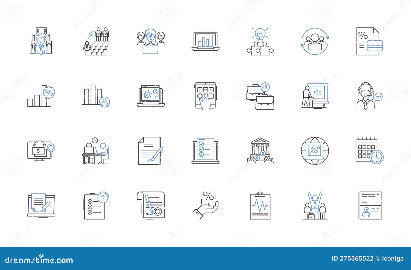 Consumer Insight Line Icons Collection. Perception, Behavior, Attitudes ...