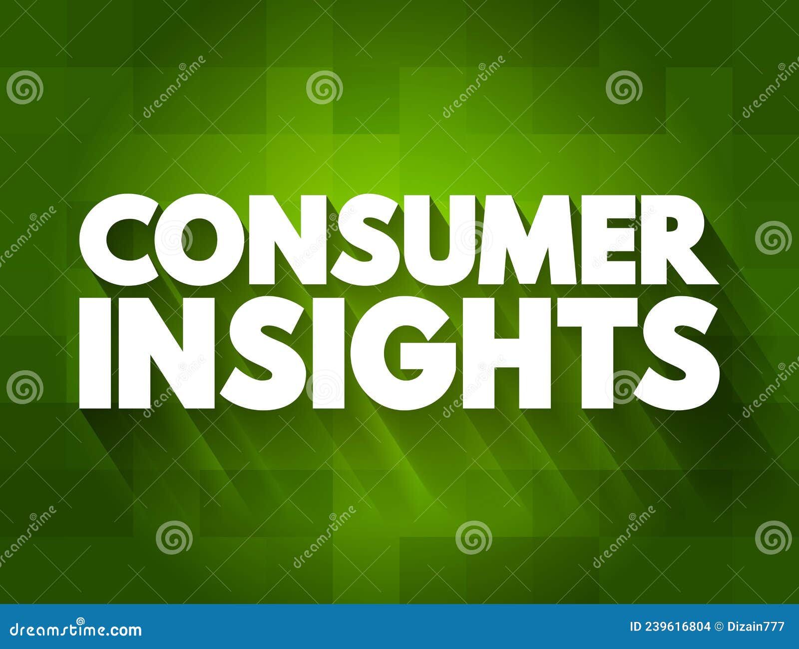 Consumer Insights Text Quote, Concept Background Stock Illustration ...