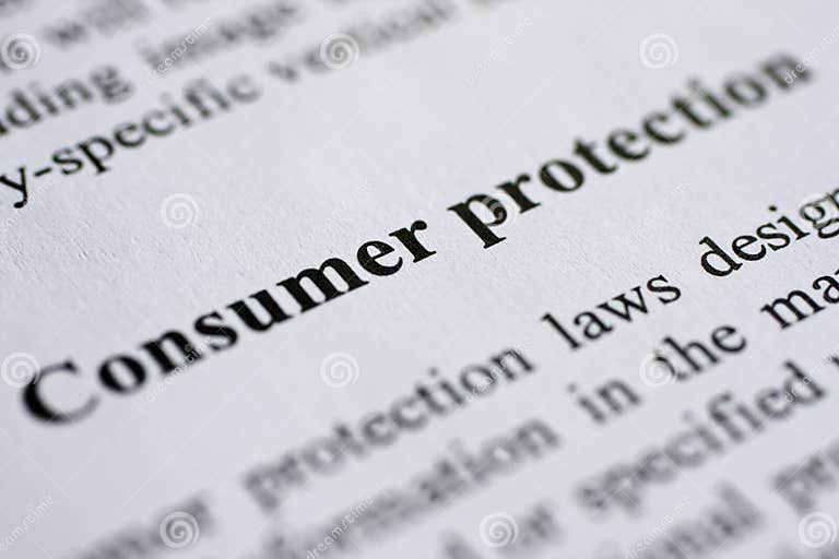 Consumer protection stock image. Image of single, text - 20101725