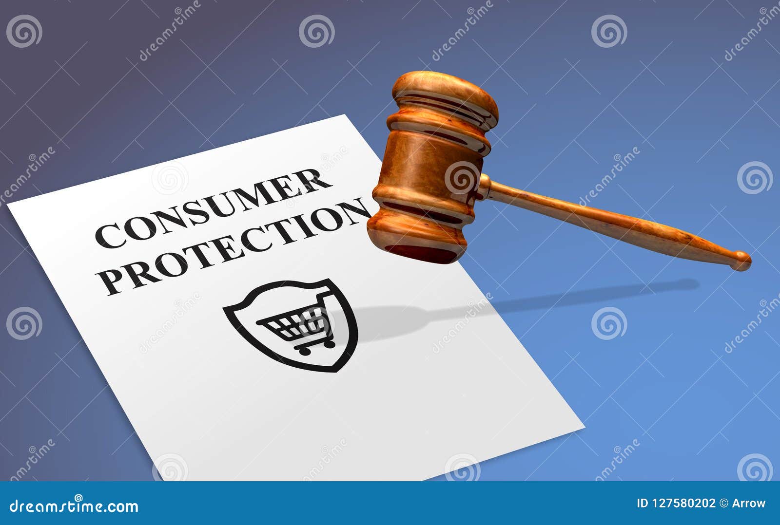 Consumer Protection Concept Stock Illustration - Illustration of gavel ...