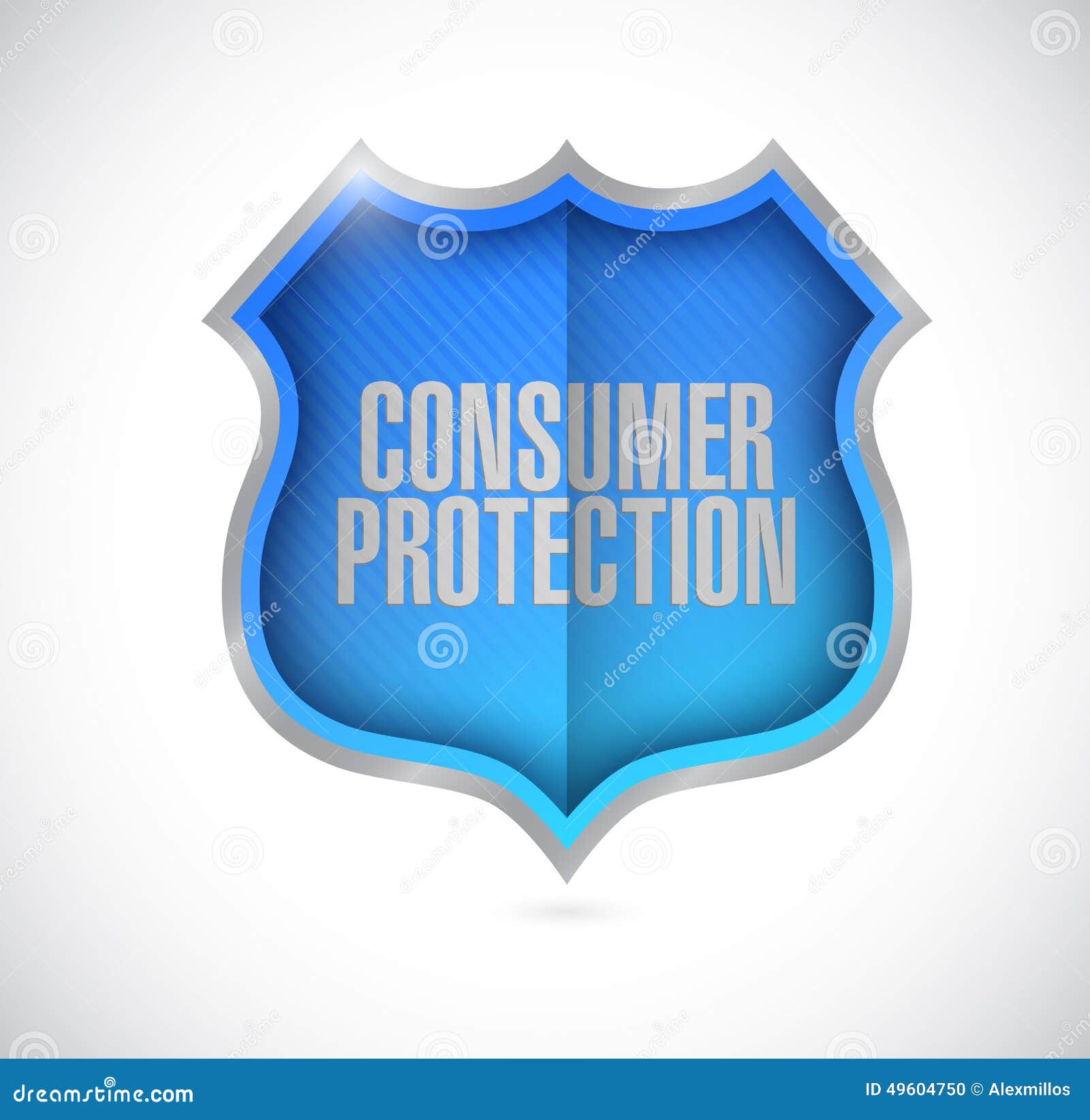 Consumer Protection Shield Illustration Stock Illustration ...