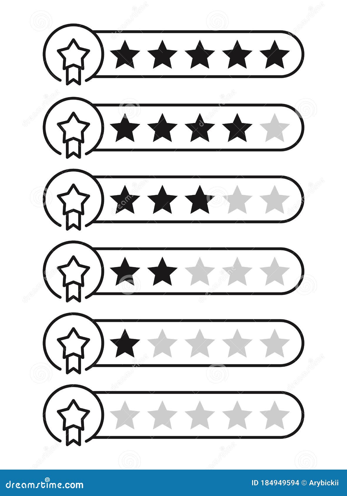 Consumer rating flat icon stock vector. Illustration of loyalty - 184949594