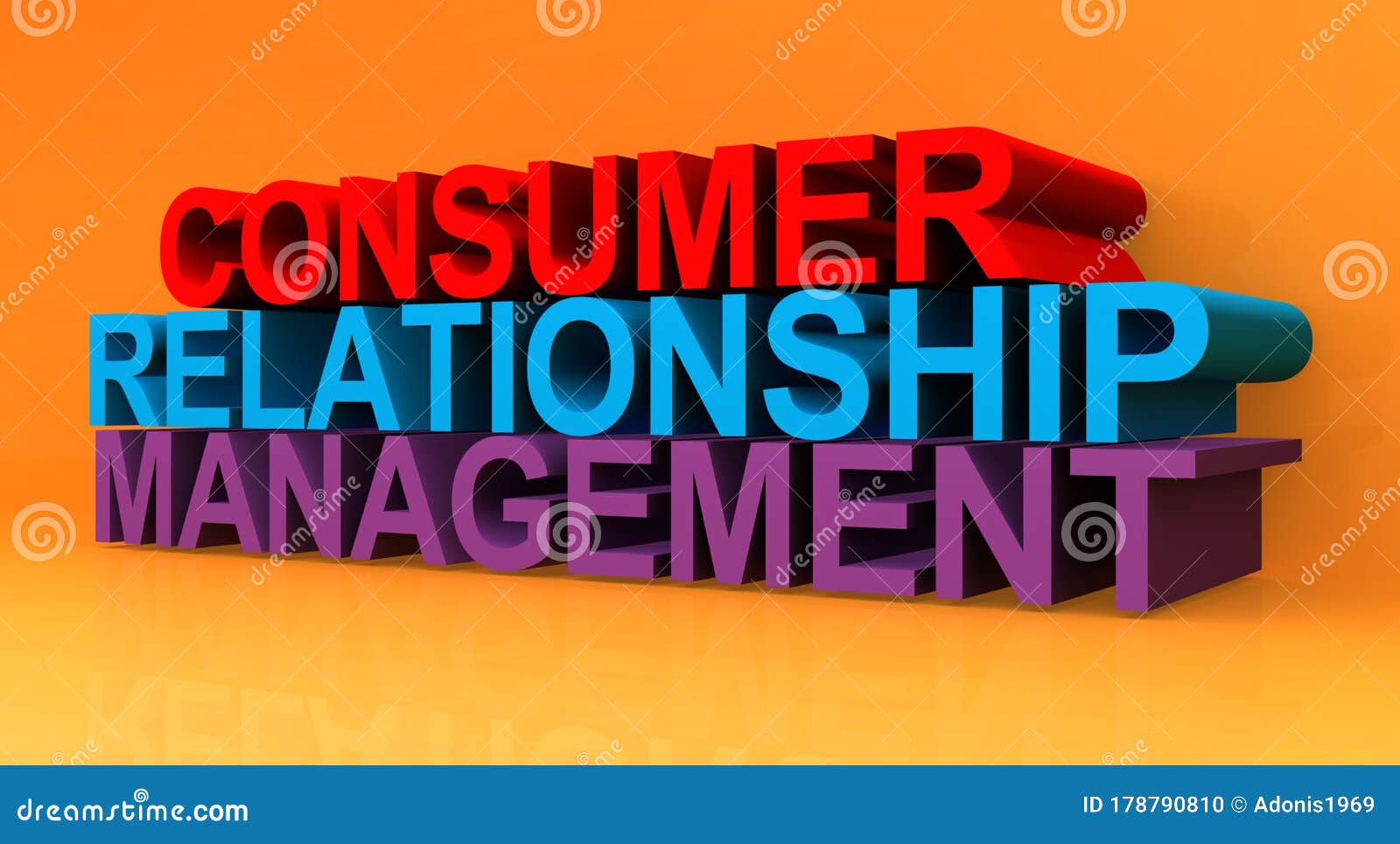 Consumer Relationship Management Stock Illustration - Illustration of ...