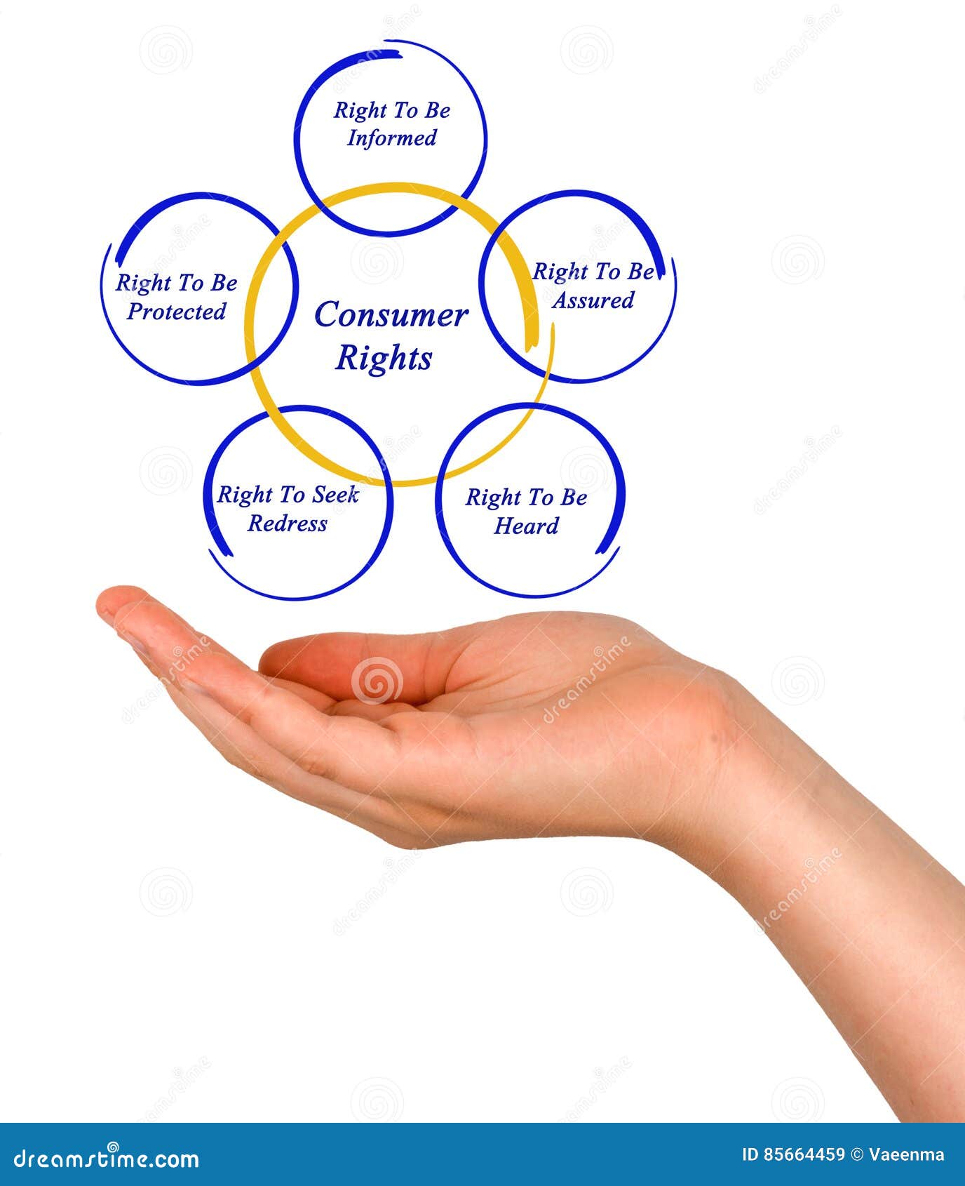Consumer Rights stock image. Image of assurance, palm - 85664459