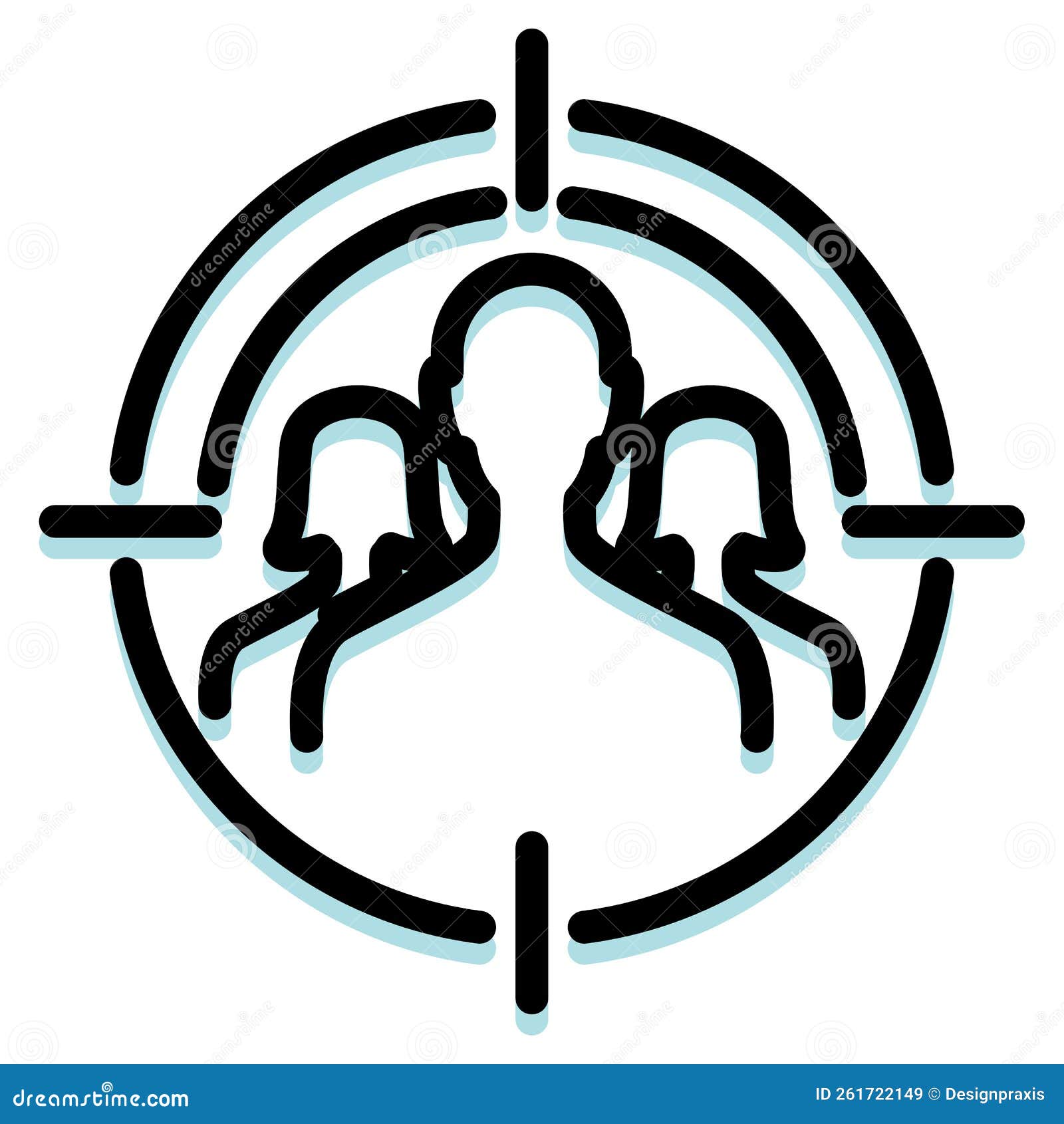 Consumer Service As Focus - Icon Stock Illustration - Illustration of ...