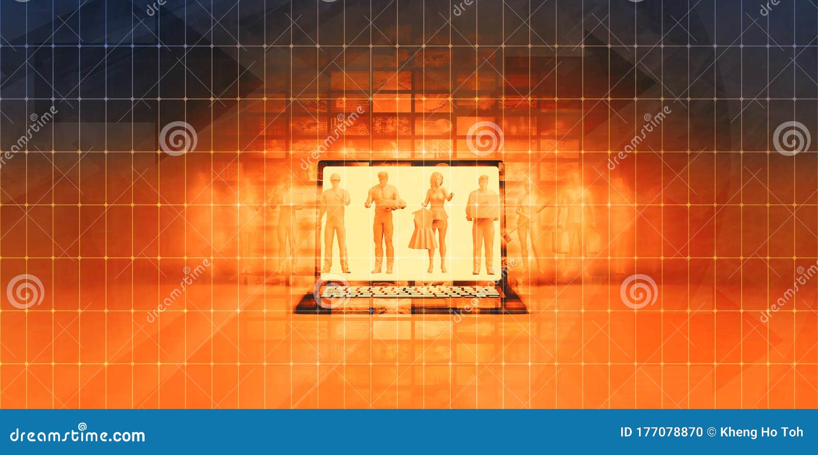 Consumer Services Platform stock illustration. Illustration of consumer ...