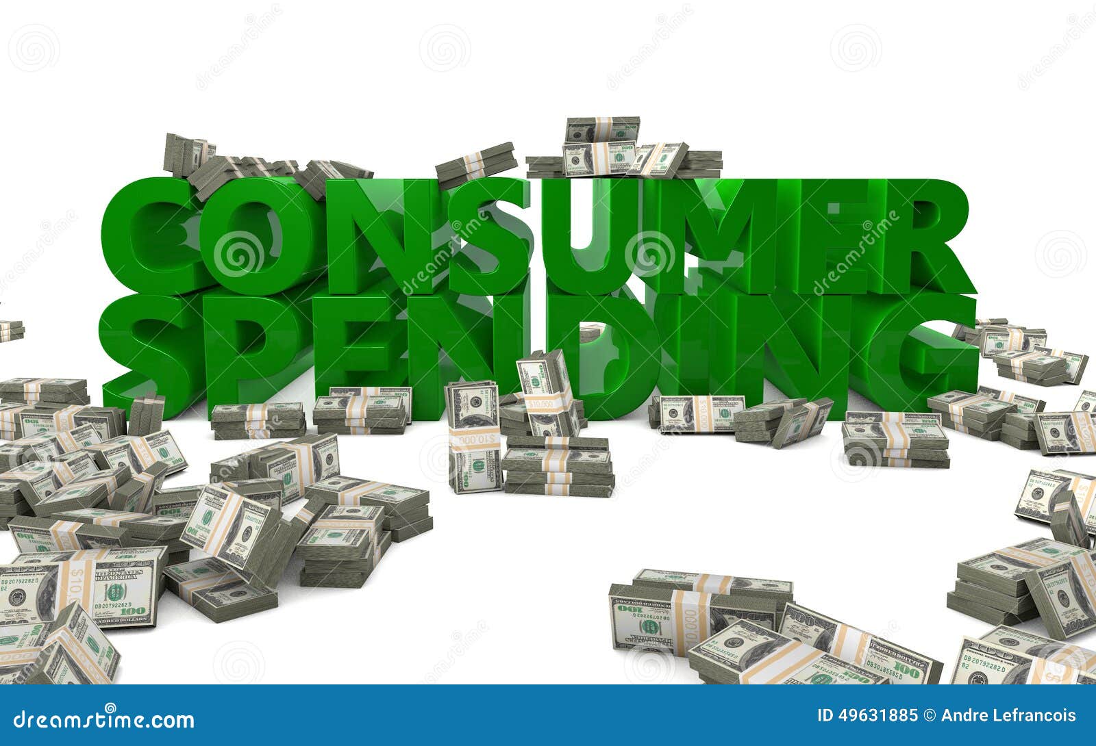 Consumer Spending stock illustration. Illustration of banking - 49631885
