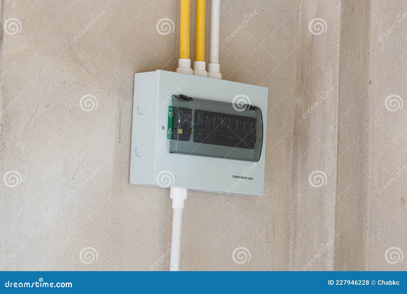 Consumer Unit with Automatic Fuses and Switchboard with Circuit ... Consumer Unit with Automatic Fuses and Switchboard with Circuit ...