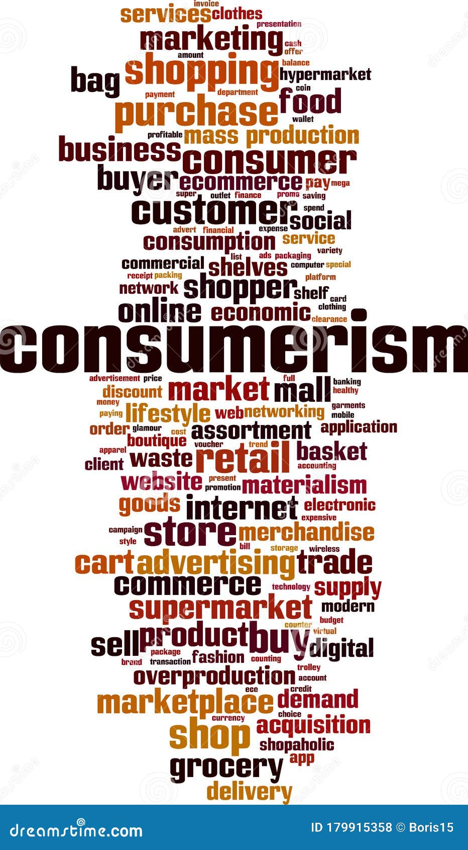 Consumerism Word Cloud Cartoon Vector | CartoonDealer.com #190975303