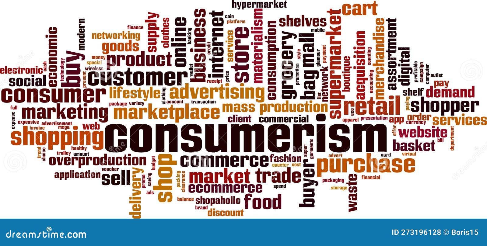Consumerism word cloud stock vector. Illustration of assortment - 273196128