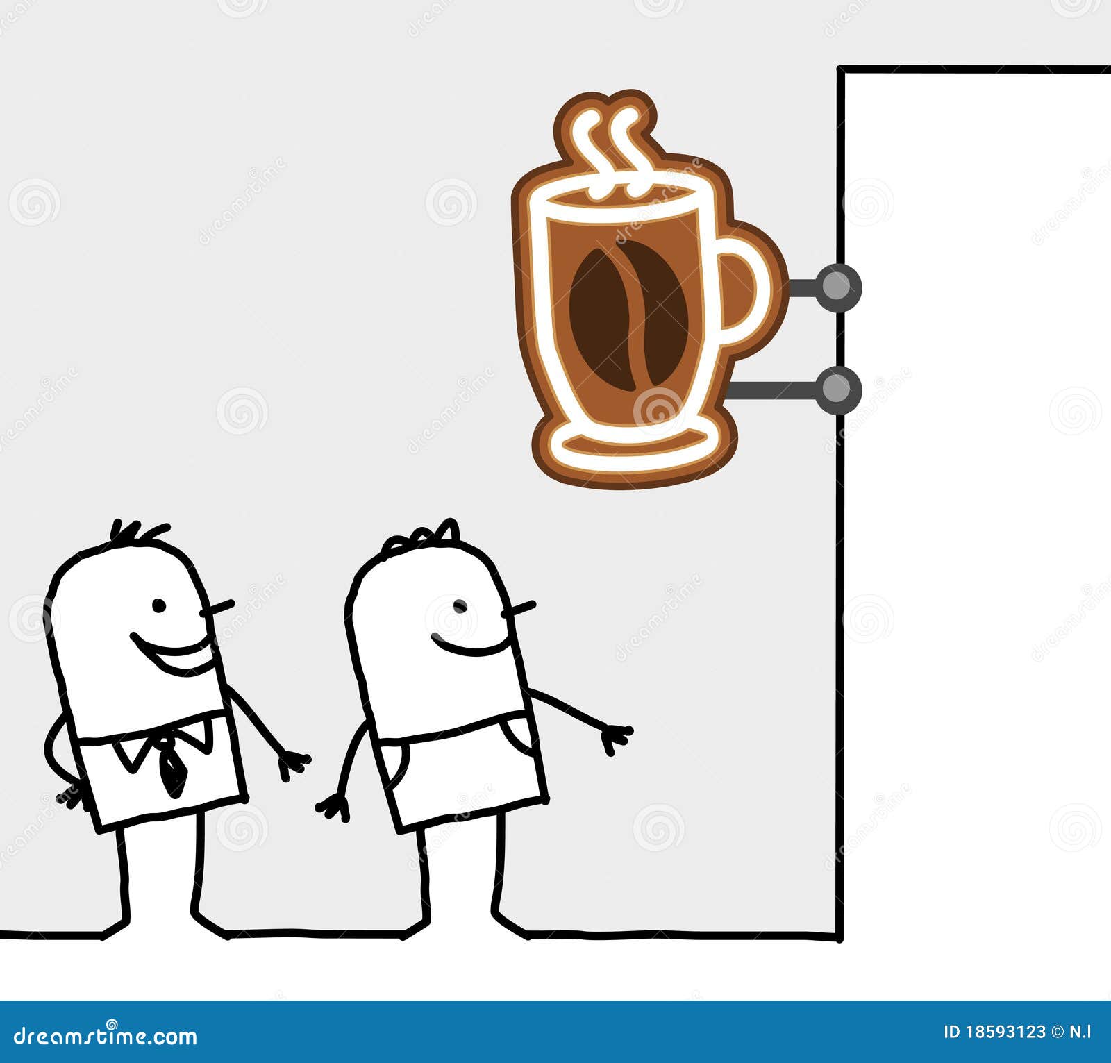 Coffee Break. Cake Draw By Hand, Clipped Seamless Background. Painted ...