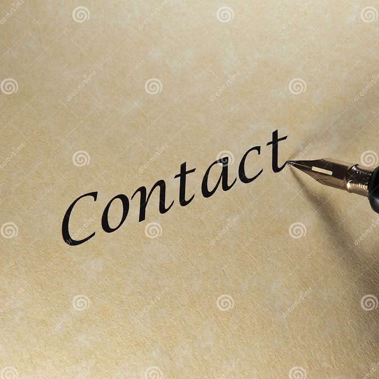 Contact stock photo. Image of closeup, macro, business - 15312294