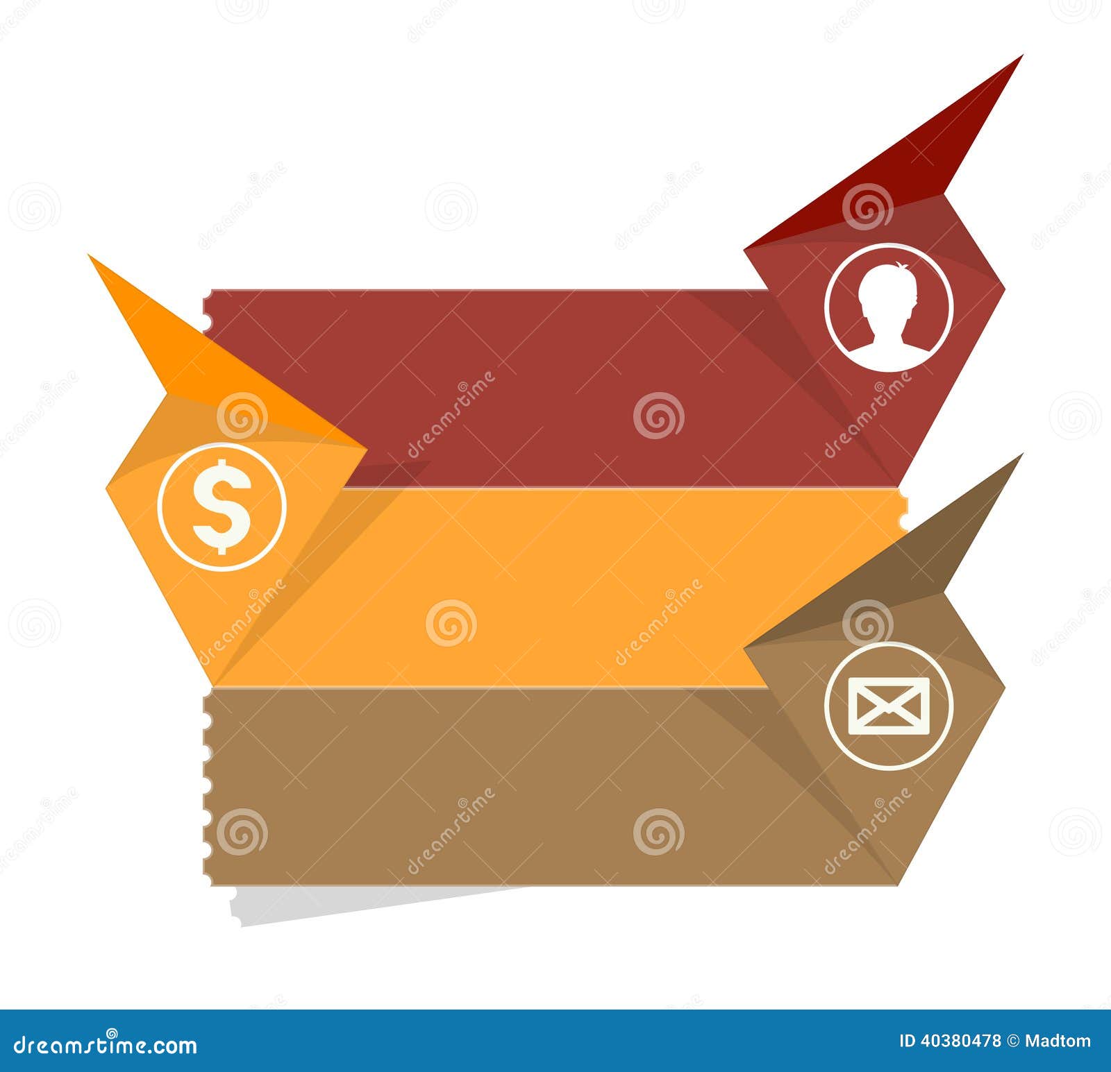 The contact box template stock vector. Illustration of circle - 40380478