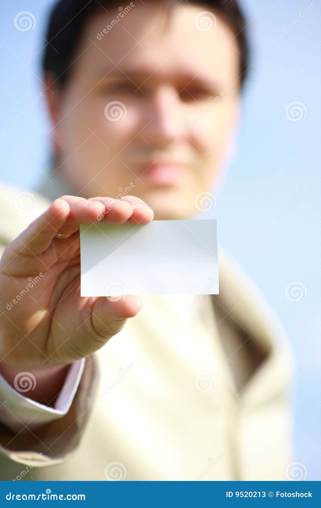 Contact card stock image. Image of adult, white, male - 9520213
