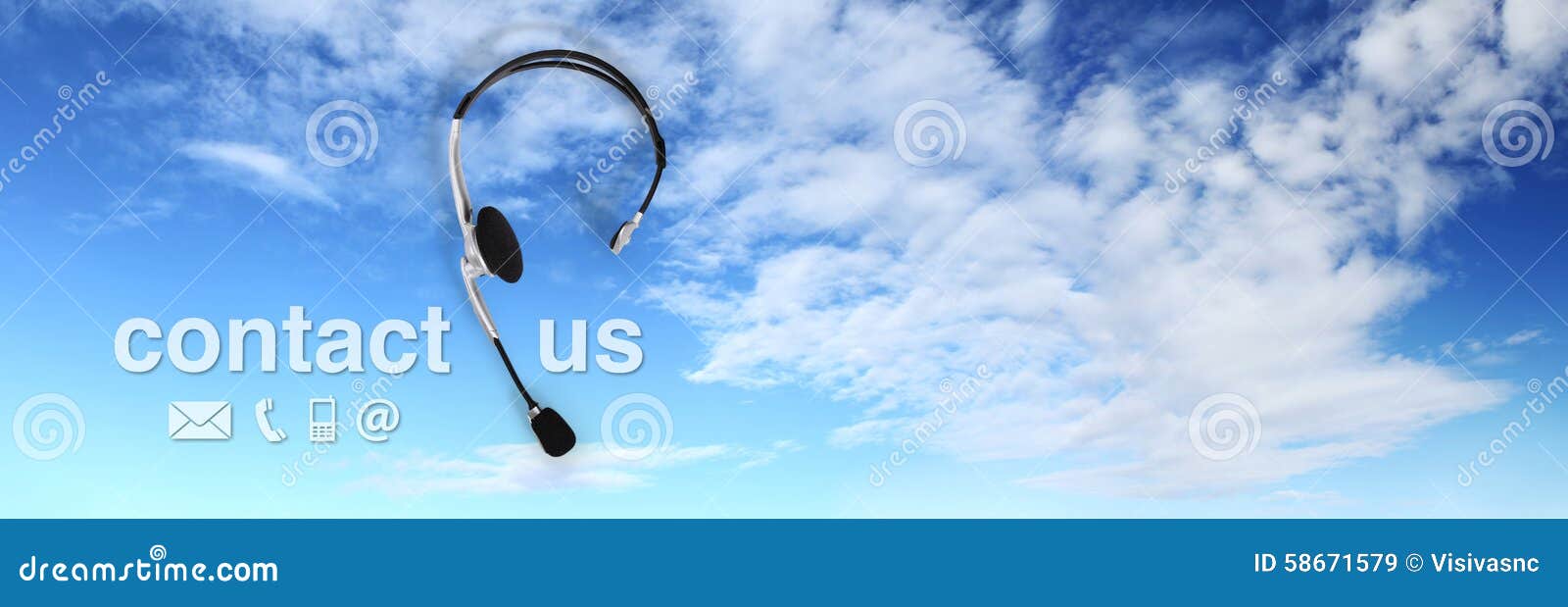 Contact Us Concept. Contact Symbols On White Cube Shape Blocks Royalty ...