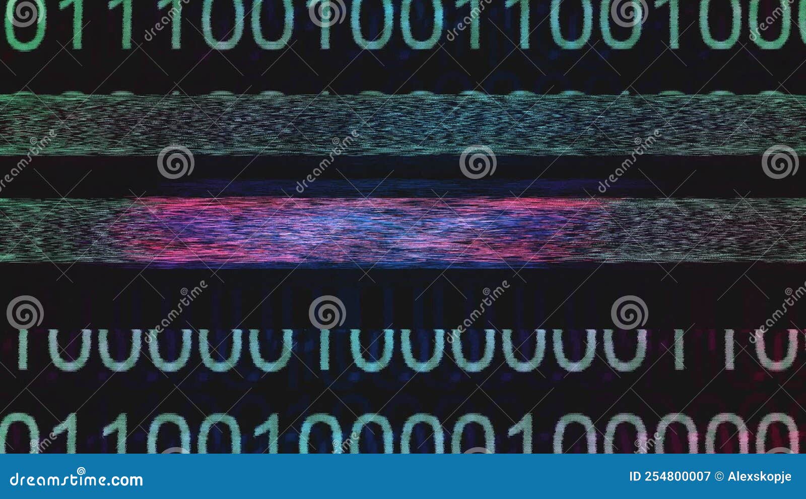 Contact Data on the Screen Glitch Effect Stock Video - Video of hacker ...
