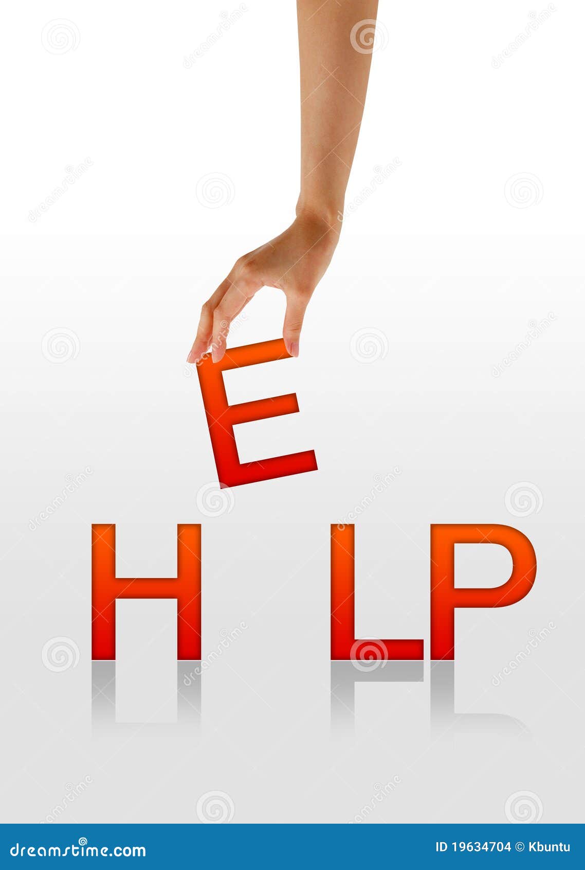 Contact - Hand stock illustration. Illustration of request - 19634704