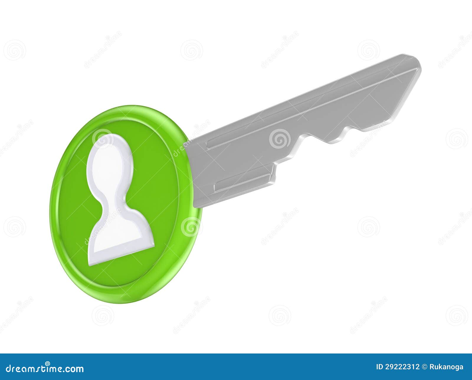 Contact Icon On A Key Symbol. Stock Illustration - Image: 29222312