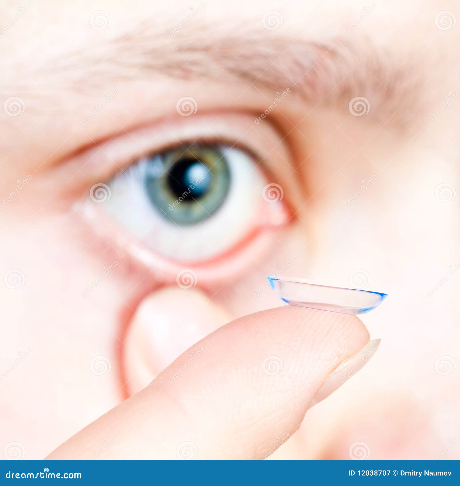 Contact lens stock image. Image of closeup, soft, macro - 12038707