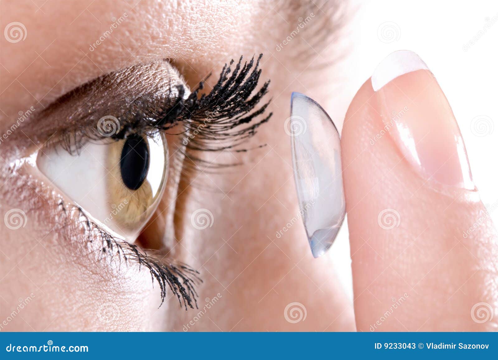 Contact lens stock image. Image of myopia, contact, ophtalmologist ...