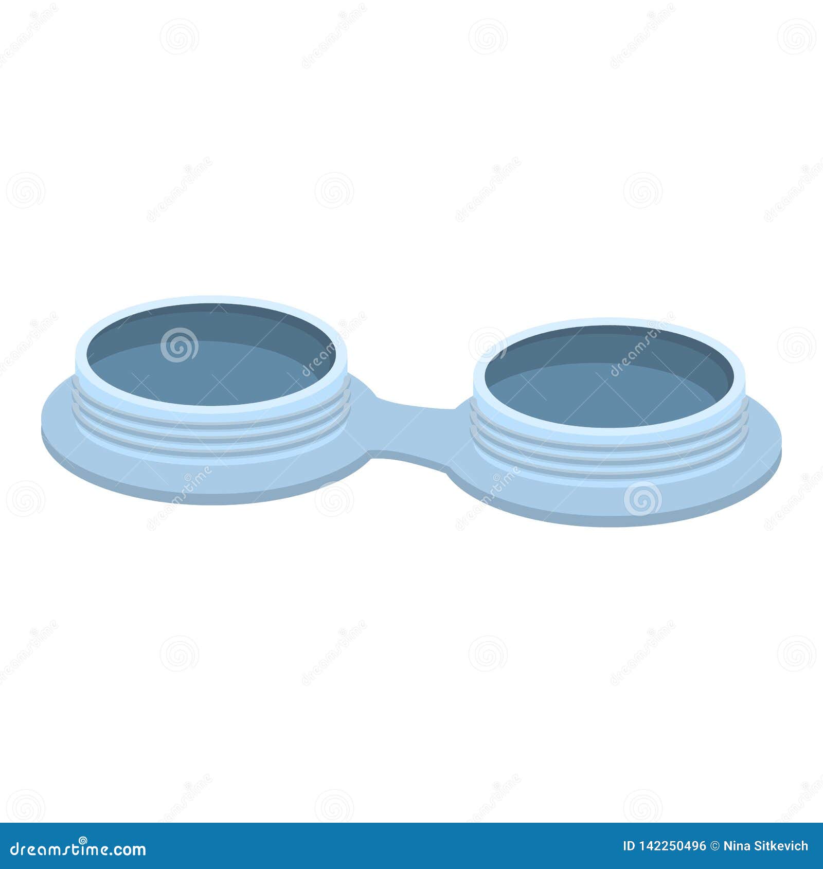 Contact Lens Box Icon, Cartoon Style Stock Vector - Illustration of ...