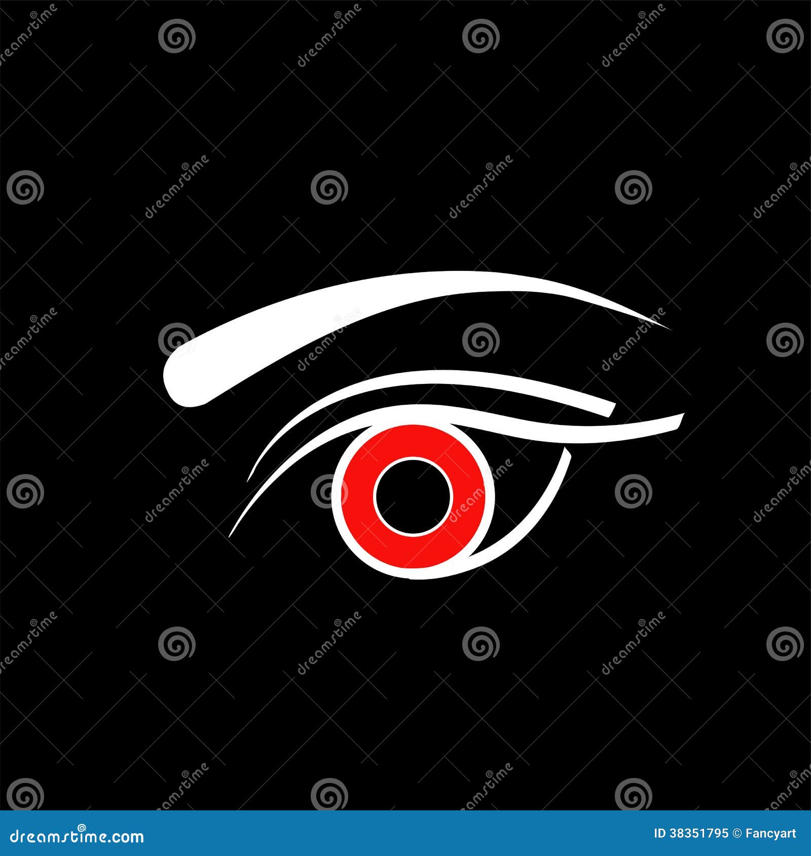 Contact lens business logo stock vector. Illustration of diaphragm ...