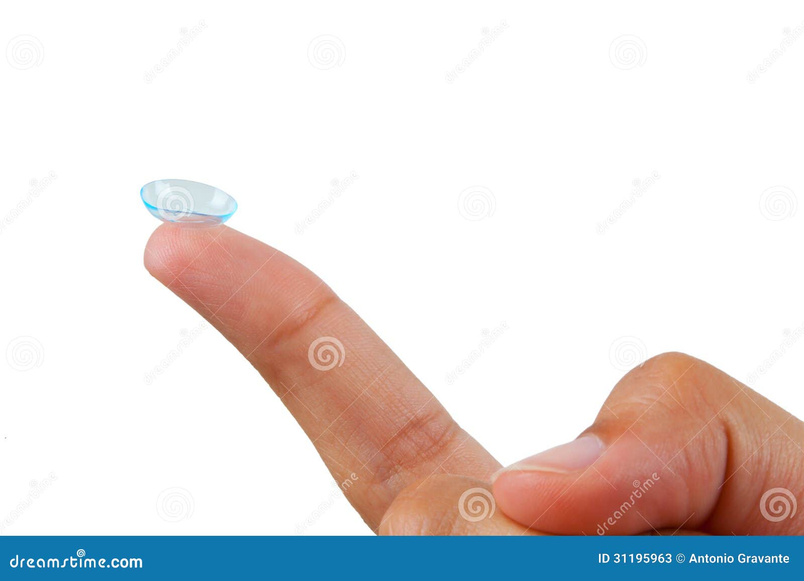 Contact lens stock image. Image of hand, optometrist - 31195963