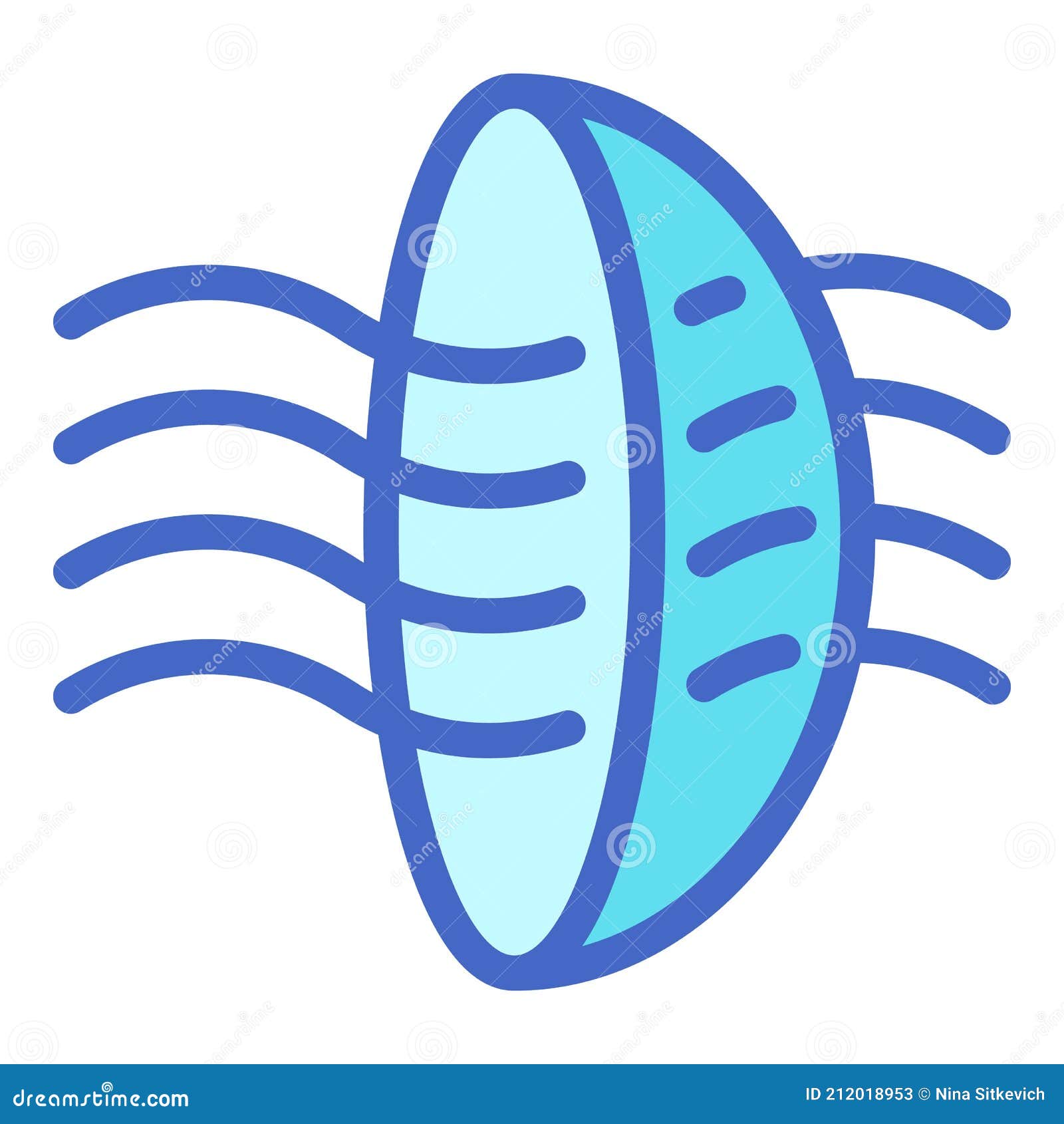 Contact Lens Icon, Outline Style Stock Vector - Illustration of eyeball ...