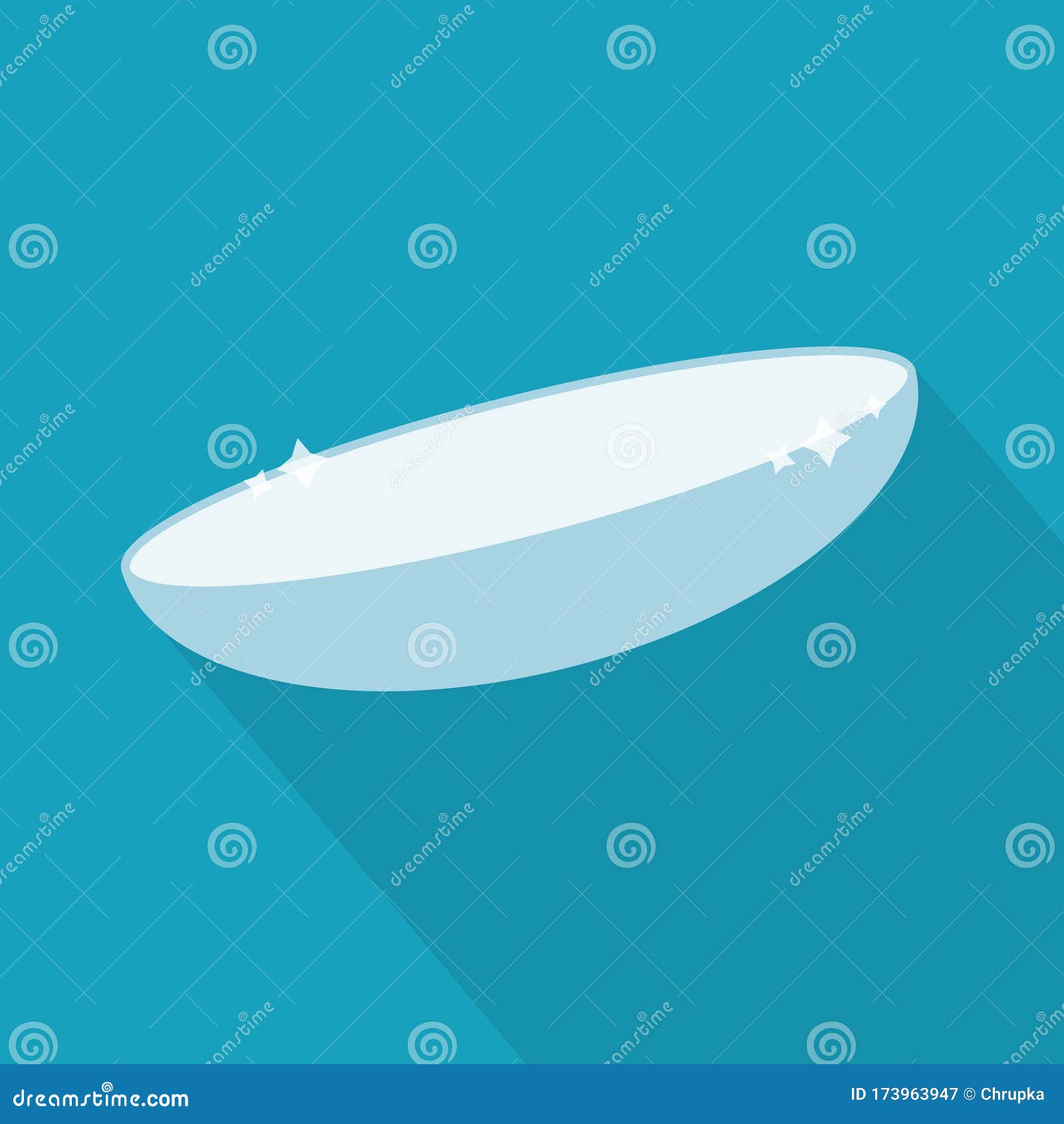 Contact lens icon stock vector. Illustration of transparent - 173963947