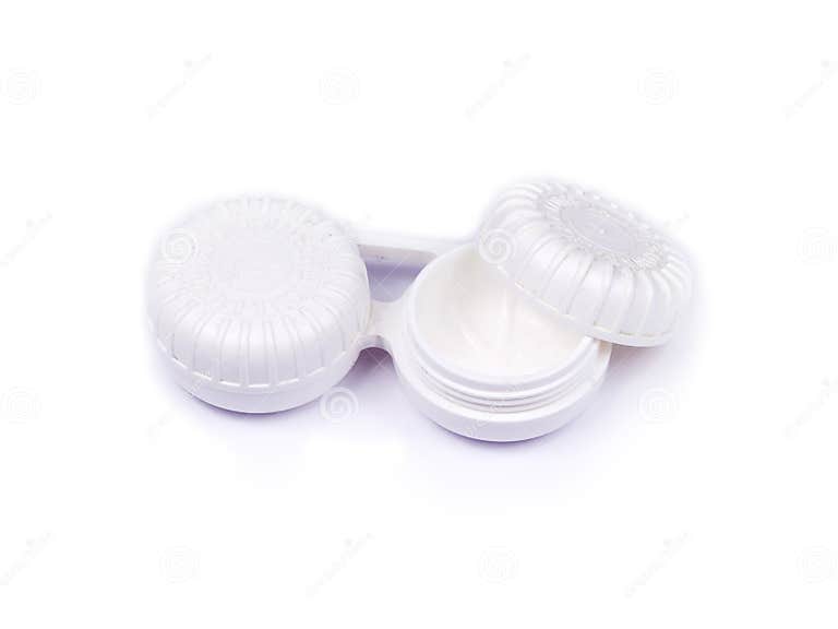 Contact lenses case stock photo. Image of solution, eyesight - 3635554