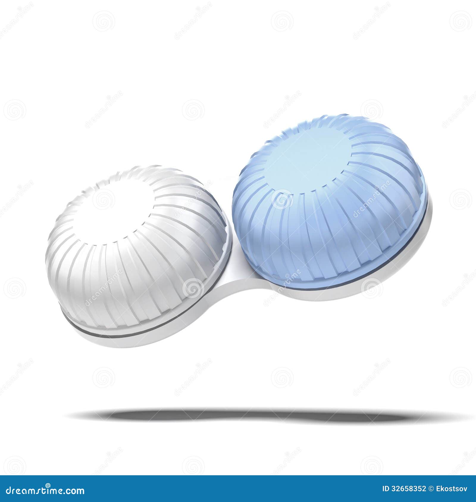 Contact lenses case stock illustration. Illustration of vision - 32658352