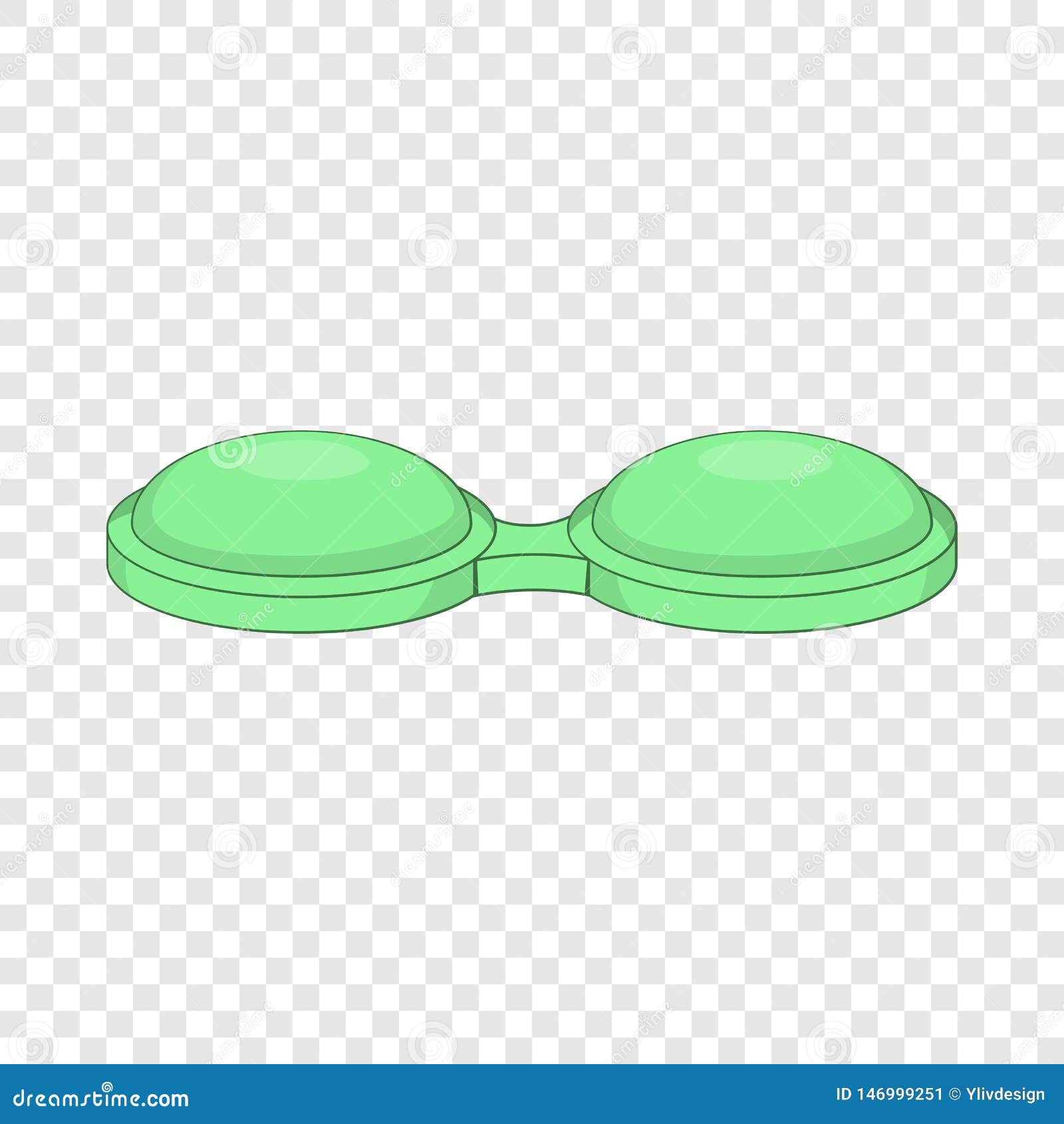 Contact Lenses Container Icon, Cartoon Style Stock Vector ...