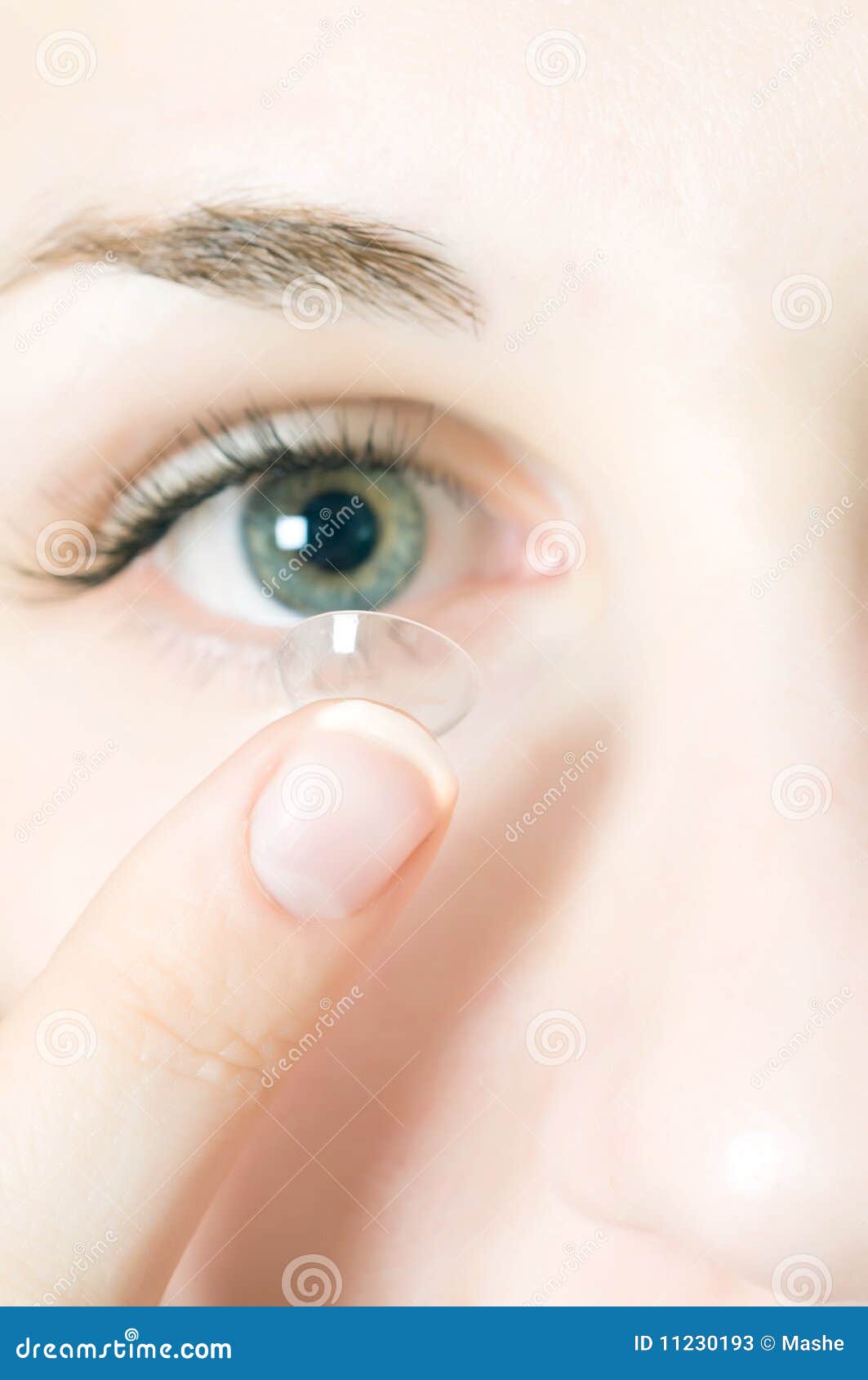 Contact lenses for eyes stock image. Image of contacts - 11230193